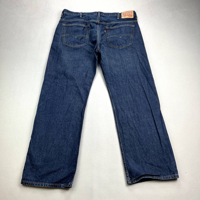 Levi's Levis 569 Jeans Mens 38x32 Blue Denim Loose Fit Straight Leg ...