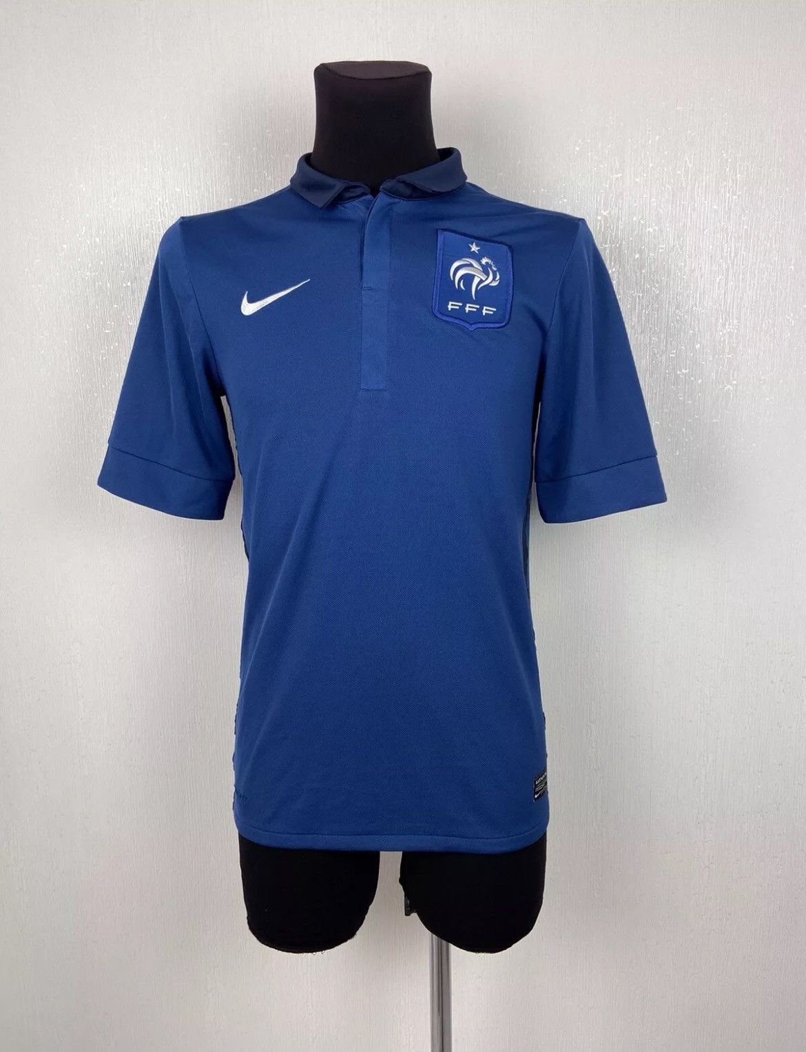 Nike × Vintage NIKE FRANCE 2011 #11 NASRI SOCCER JERSEY 406302-405 SIZE ...