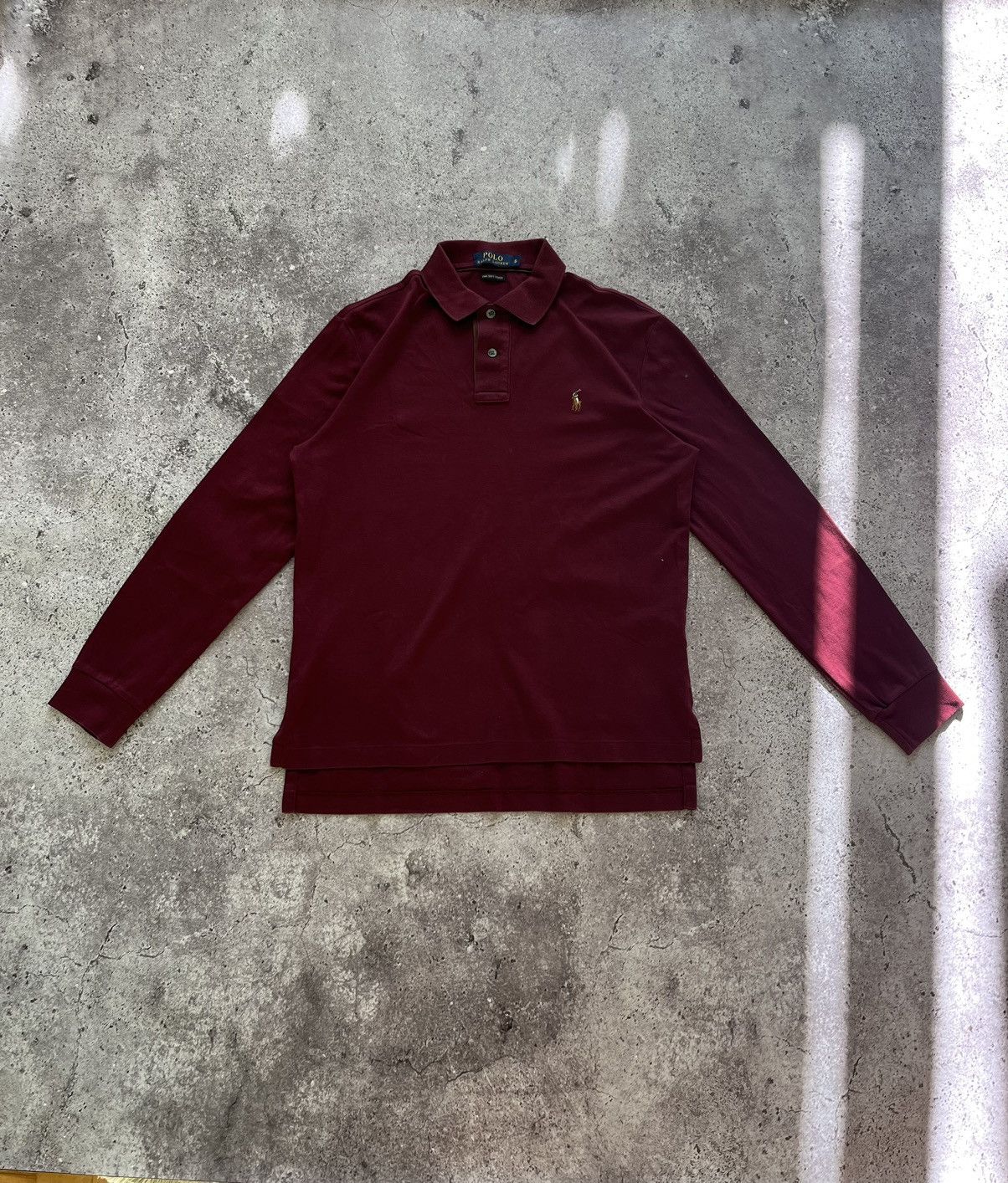 Ralph Lauren Vintage faded Polo by Ralph Lauren distressed long sleeve ...