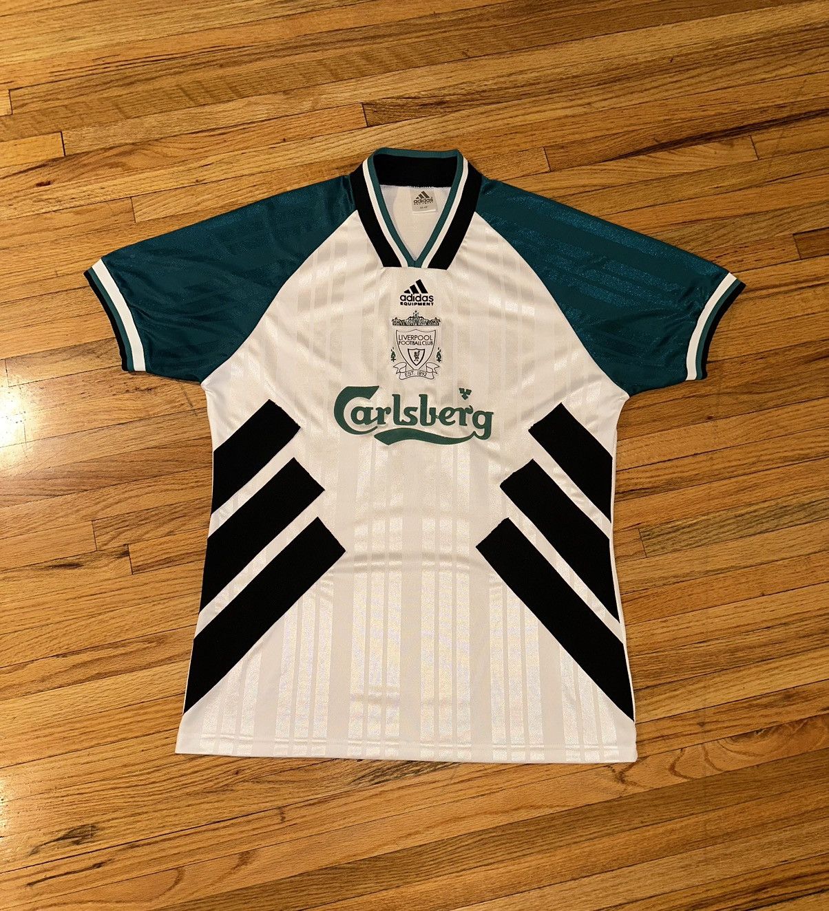 Adidas × Vintage Vintage 94-95 Liverpool Robbie Fowler 23 Away Jersey ...