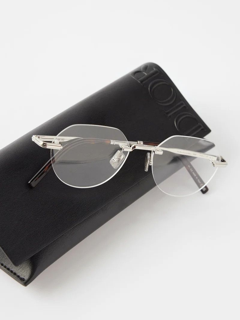 Christian Dior Monsieur Dior Rimless Glasses | Grailed