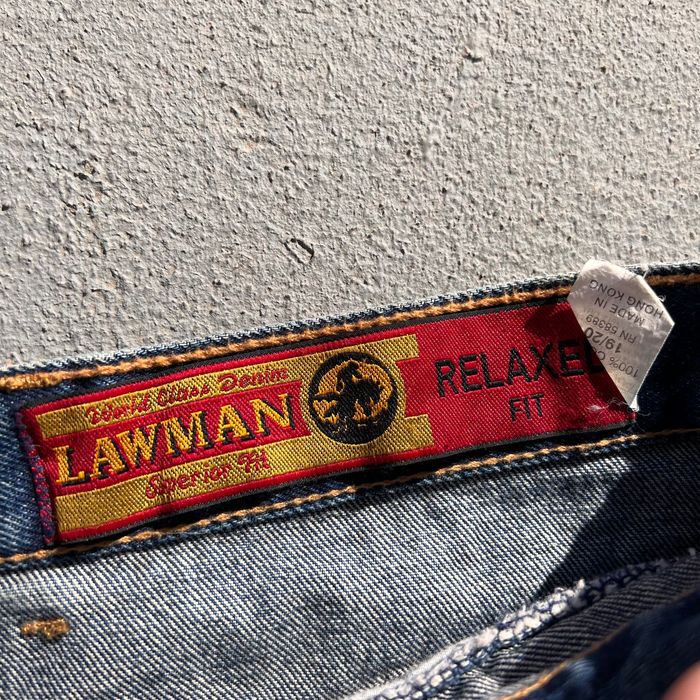 Vintage Vintage 90s Lawman high rise bareback concho detail jeans | Grailed