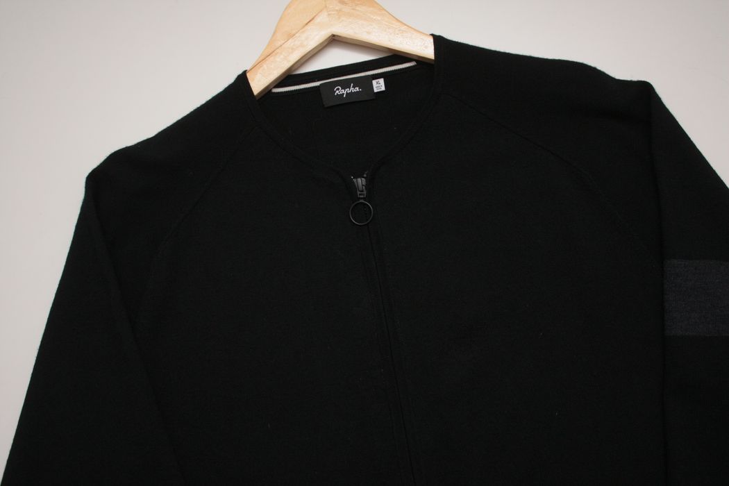 Rapha Rapha Merino Zip Through Black XL | Grailed
