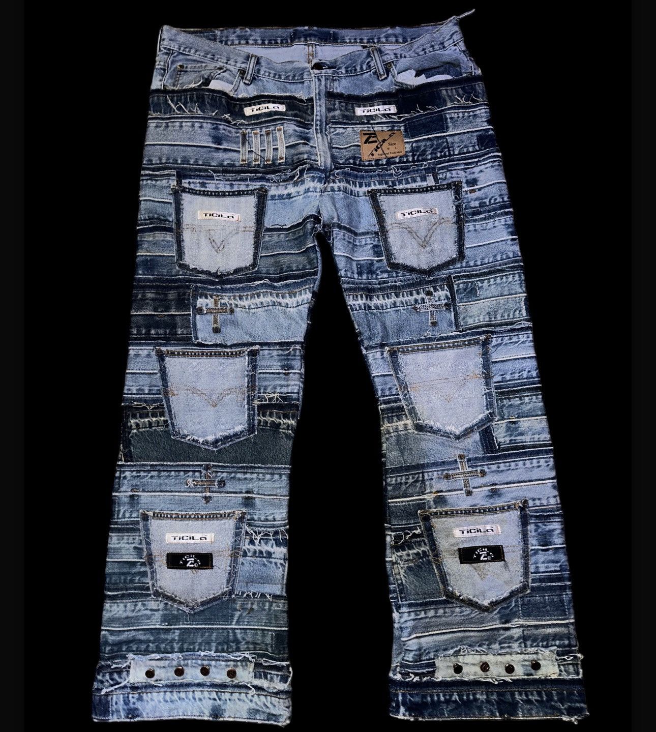 Vintage Ticila Seven Star Rocker Jeans | Grailed