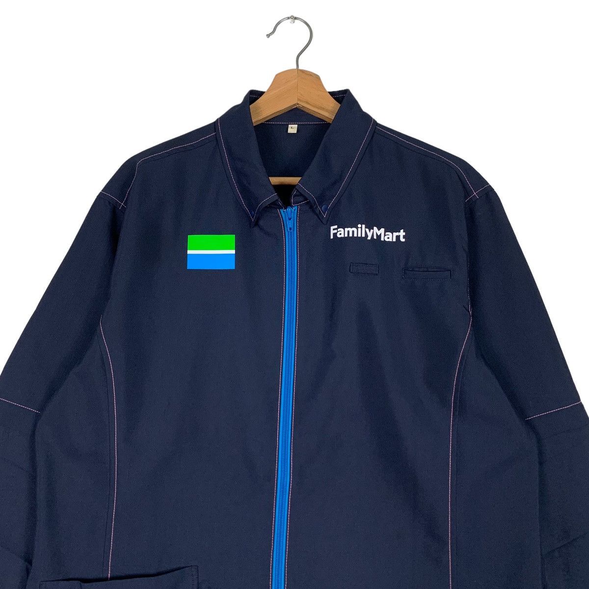 Vintage FAMILY MART Detachable Sleeve Work Uniform Jacket #0577-C26 ...