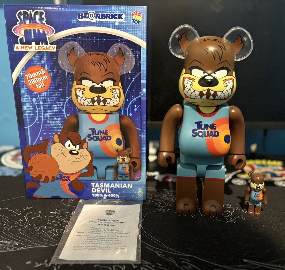 Medicom Bearbrick Bear-brick Space Jam: A New Legacy Tasmanian Devil ...