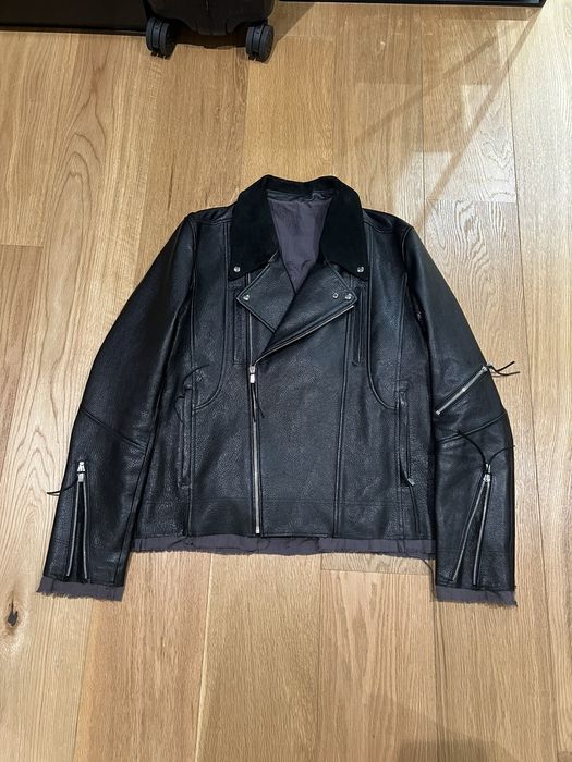 Professor.E Forgotten Materials FW2022 E Leather Biker Jacket | Grailed