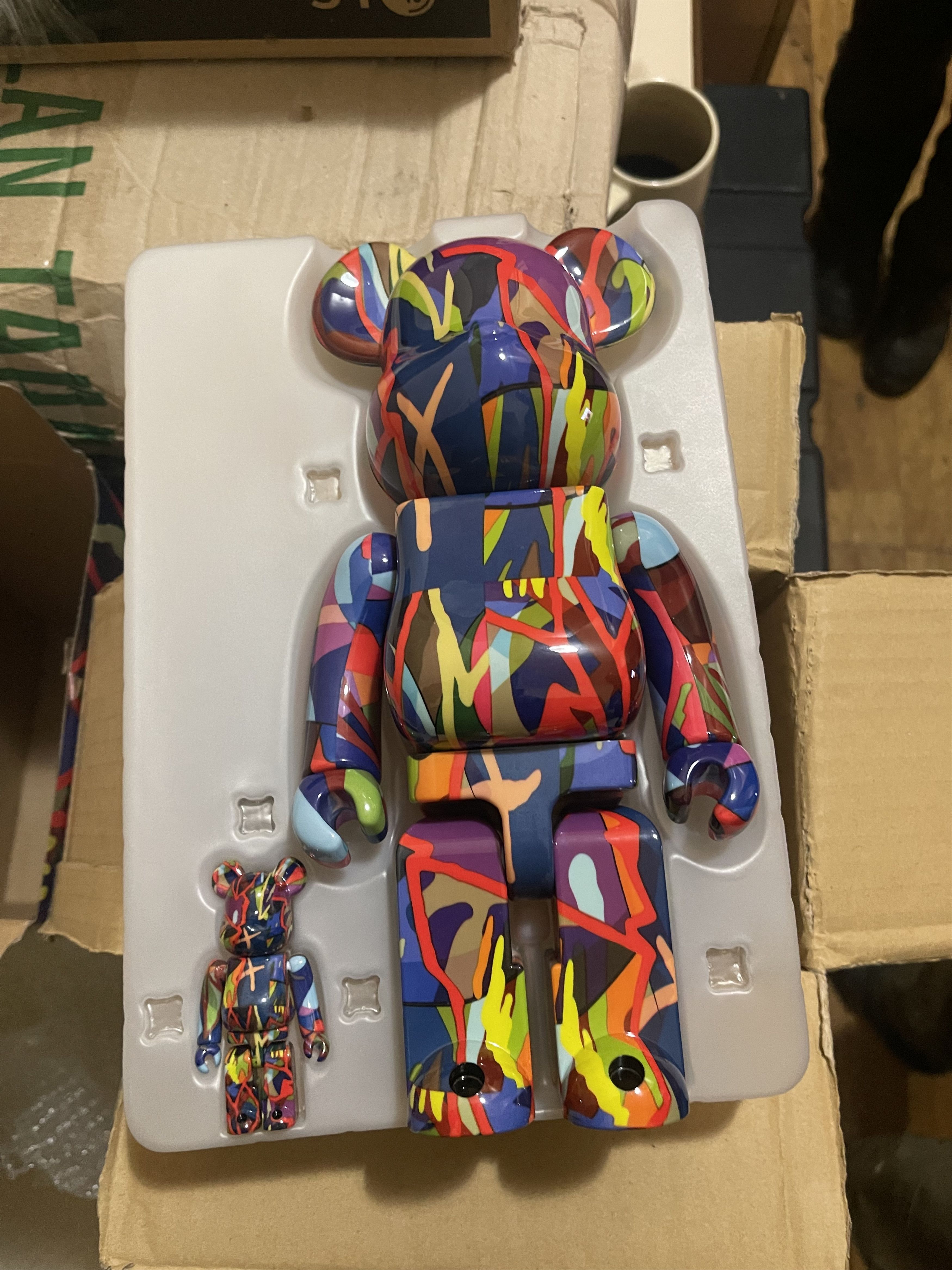 Kaws Kaws Bearbrick Tension 400x100 | Grailed