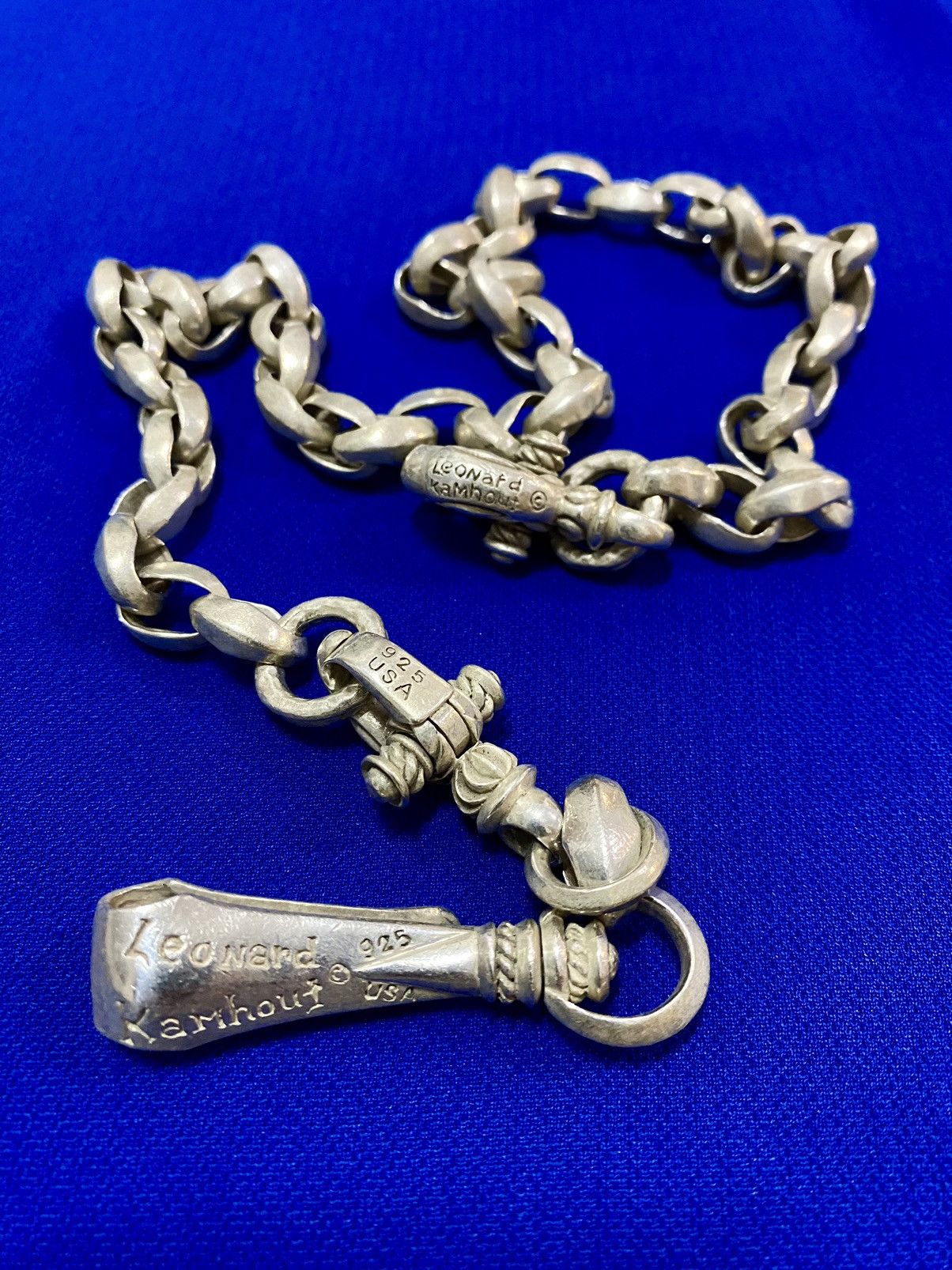 LONE ONES 🔥OG🔥Rare Leonard Kamhout x Chrome Hearts Silk Wallet Chain ...