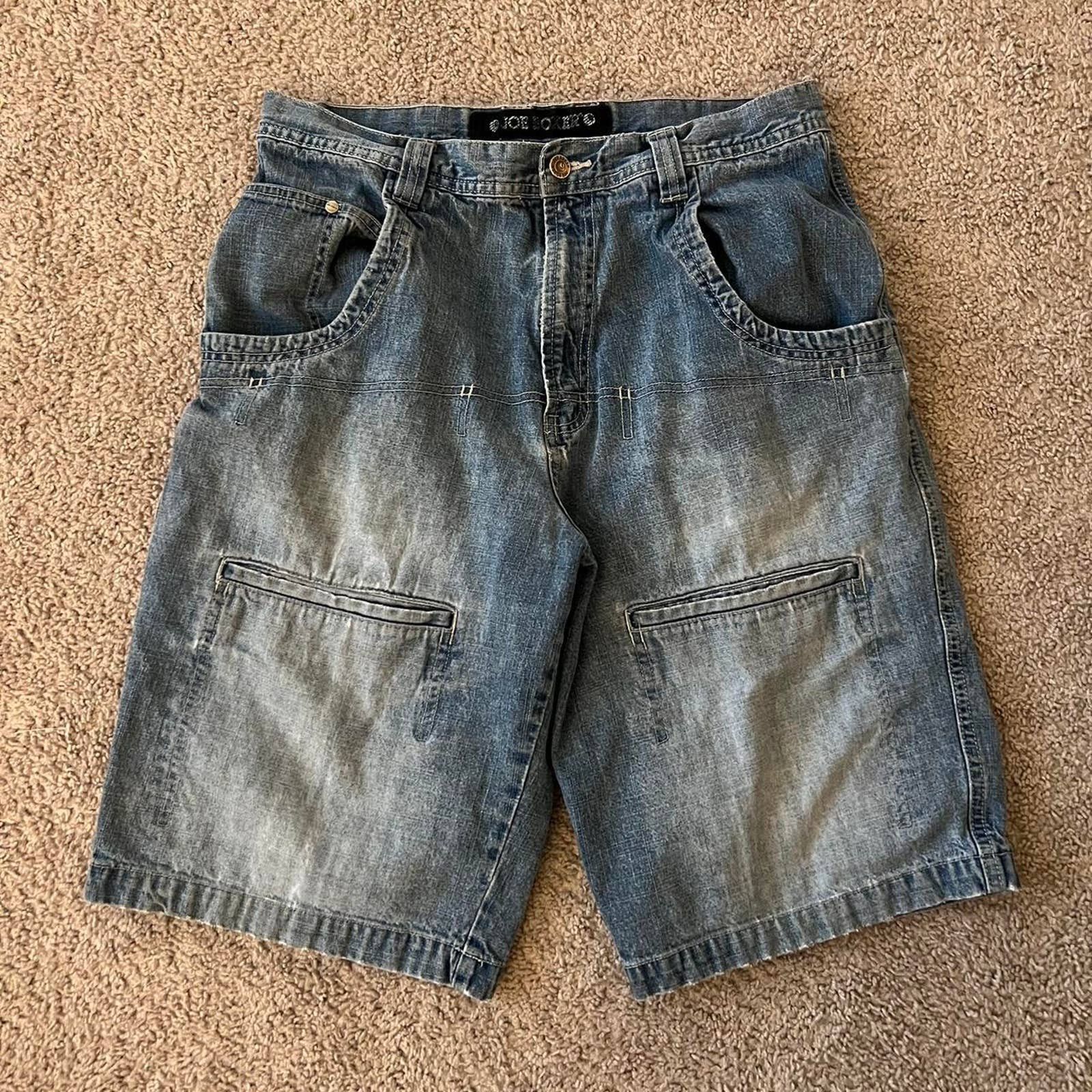 Vintage Joe Boxer Y2K Vintage Baggy Wide Leg Big Pocket Jorts | Grailed