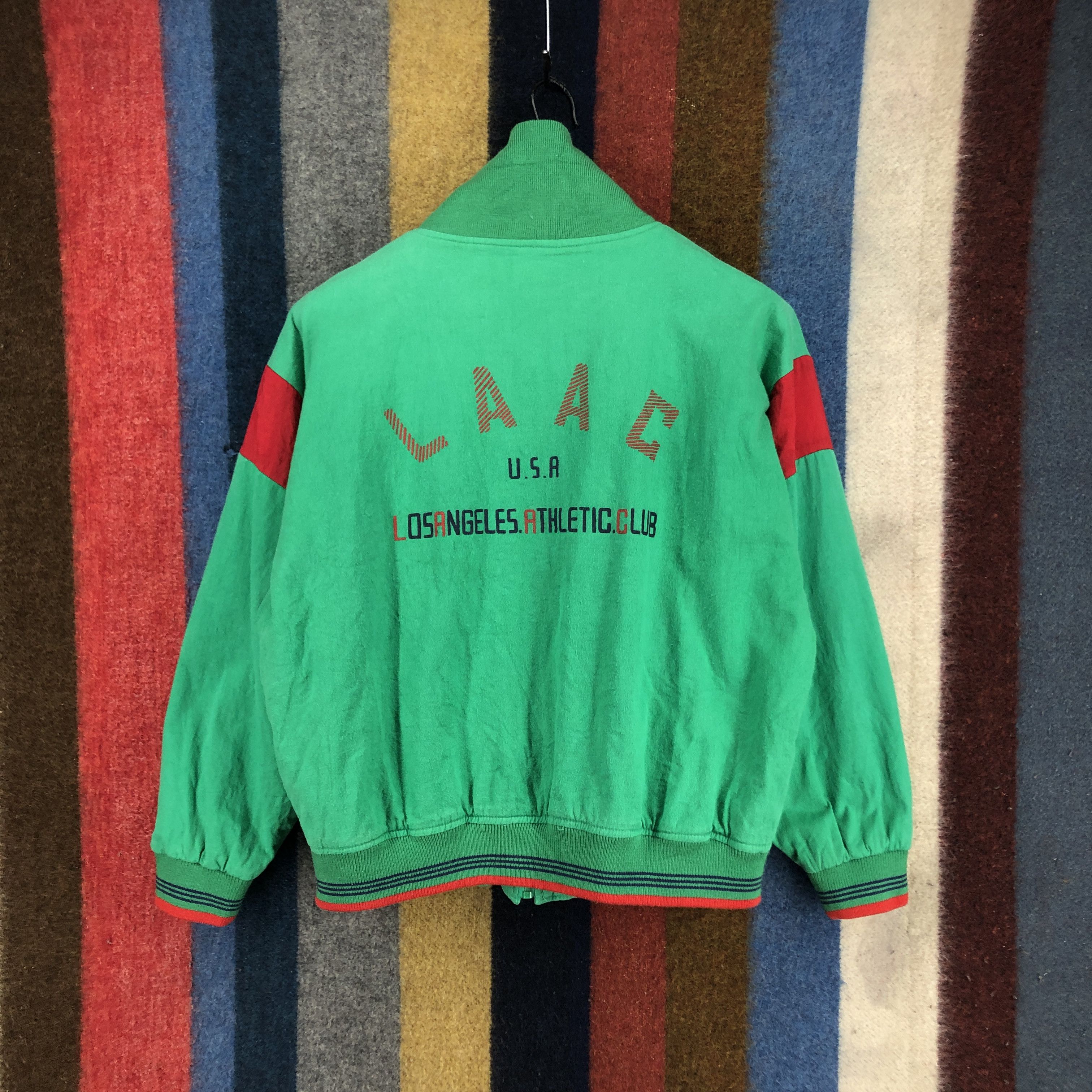 Bomber Jacket × Vintage Los Angeles Athletic Club LAAC Bomber Jacket ...