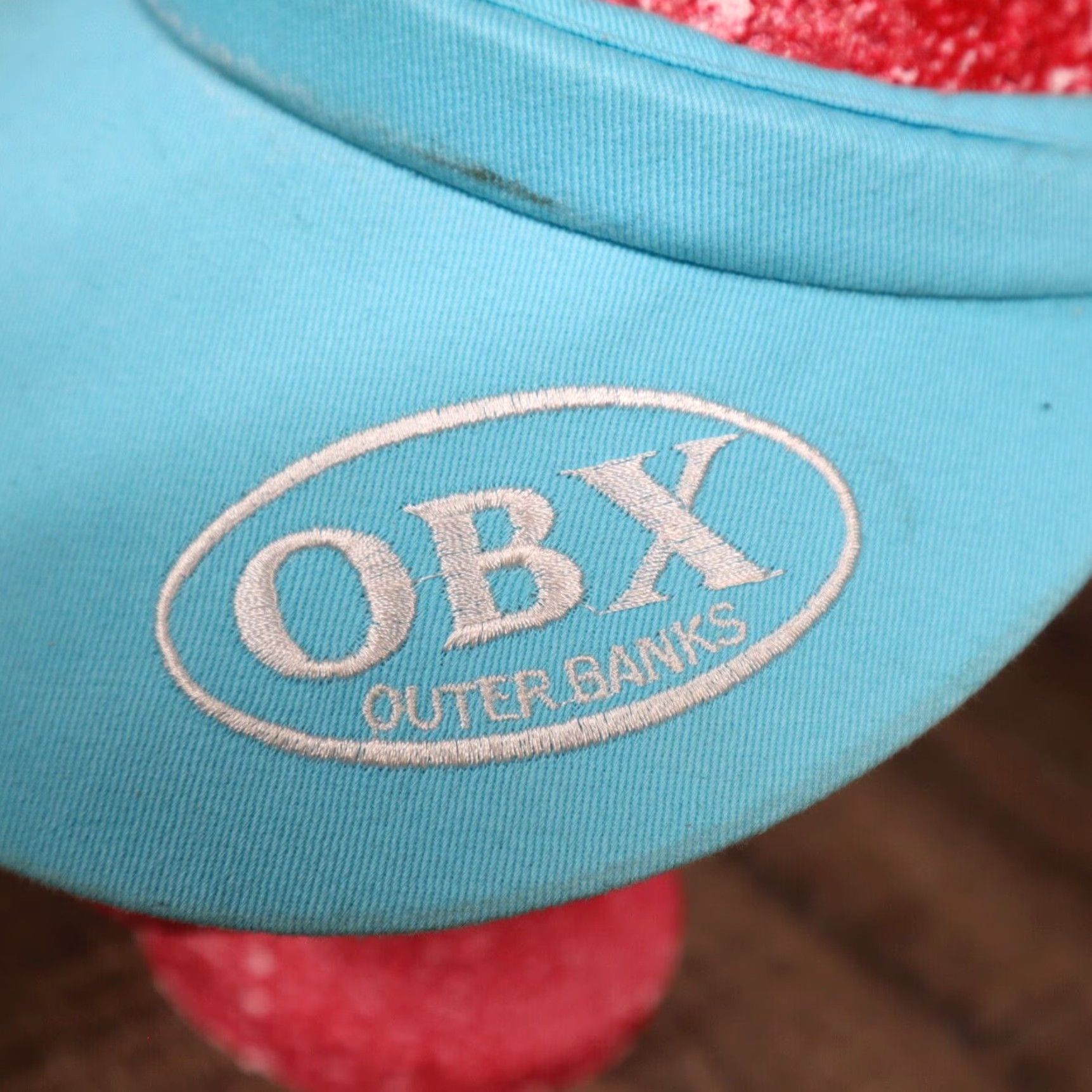 Vintage Light Blue OBX Visor Inspired by Outer Banks Tennis Style for ...