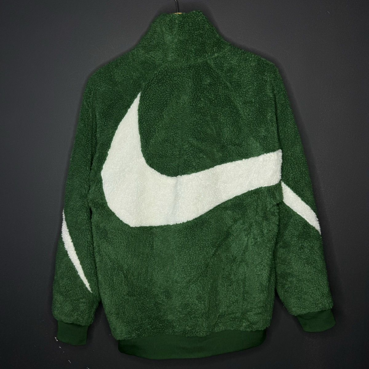 Nike Nike Big Swoosh Reversible Boa Jacket | Grailed