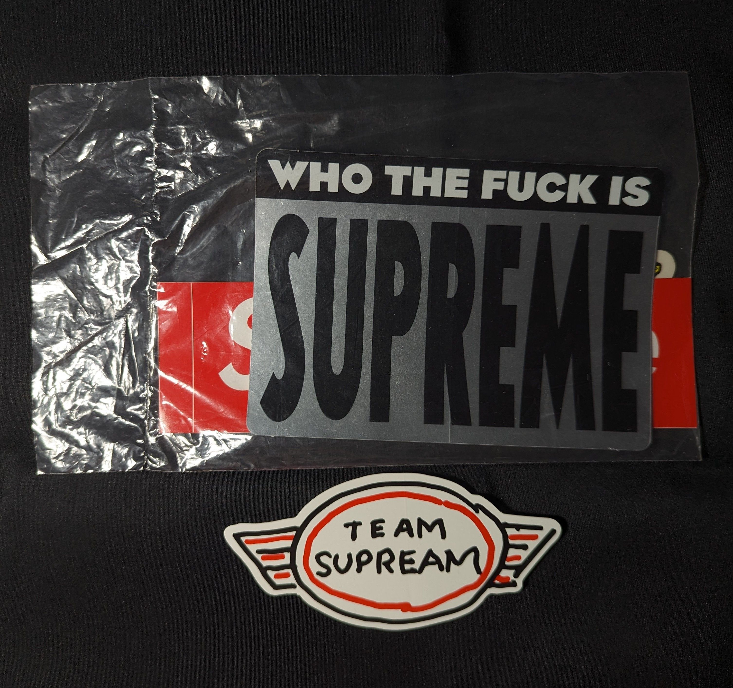 Supreme Supreme Who The Fuck Sticker Pack Team Supream Sticker | Grailed