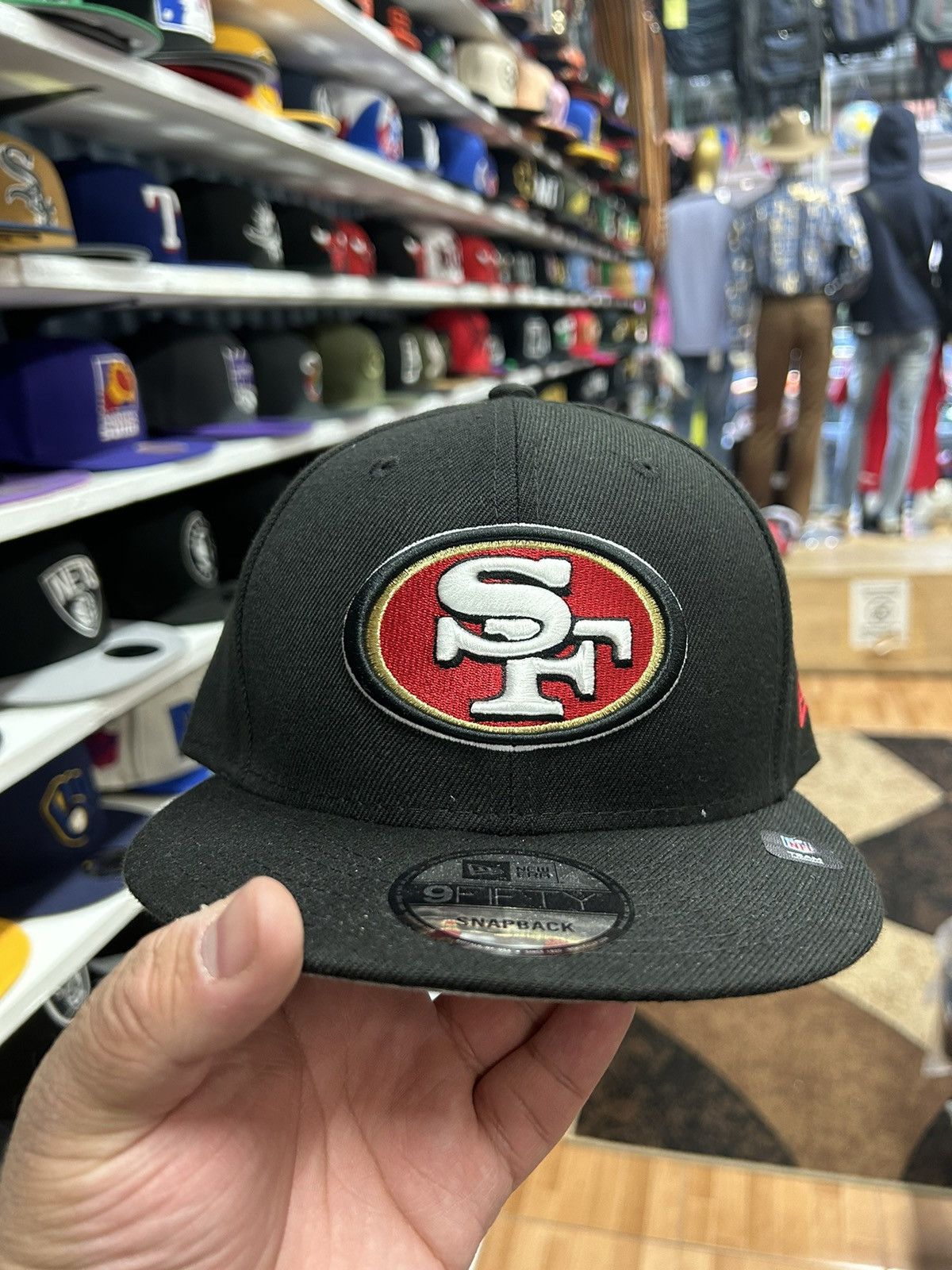 New Era San Francisco 49ers New Era NFL Black 9Fifty SnapBack | Grailed