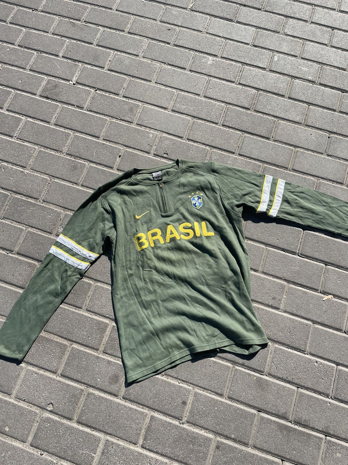 Nike × Vintage Vintage Brazil Nike 90s 1/4 zip | Grailed