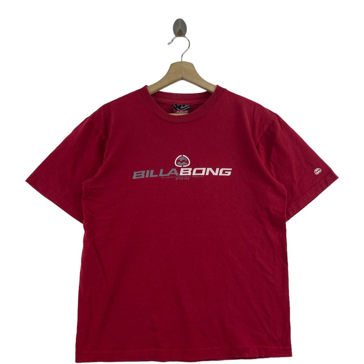 Vintage Vintage 90s BILLABONG USA Logo Print Red Short Sleeve Shirt ...