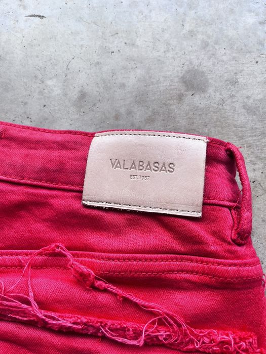Valabasas Valabasas Stacked Red Denim | Grailed
