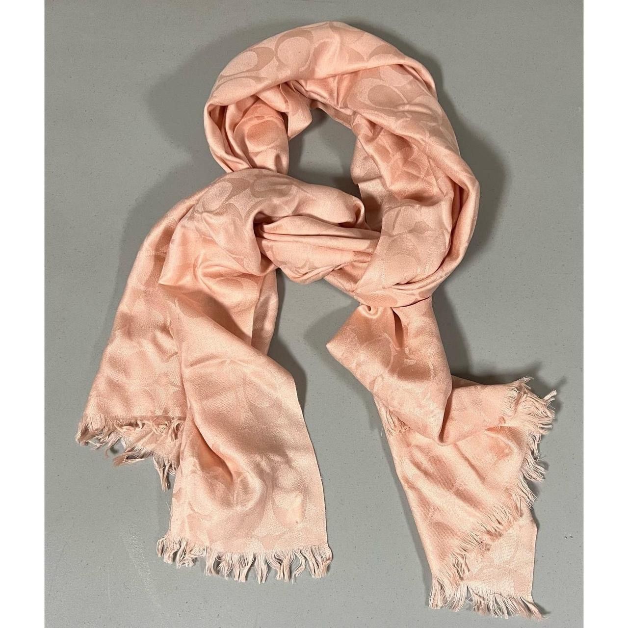 Coach Coach Pastel Logo Graphic Winter Fashion Scarf Shawl Wrap 🎀 | Grailed