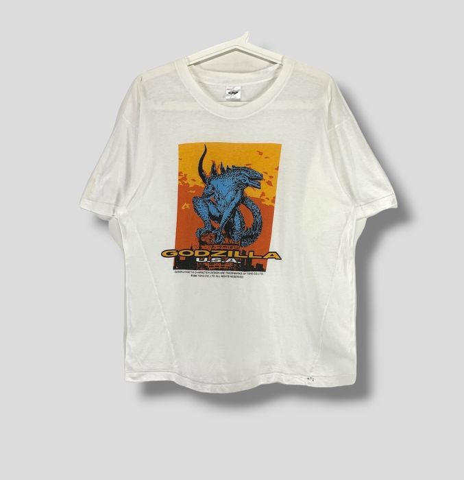 Vintage Vintage 90s Godzilla usa toho film promo tshirt | Grailed