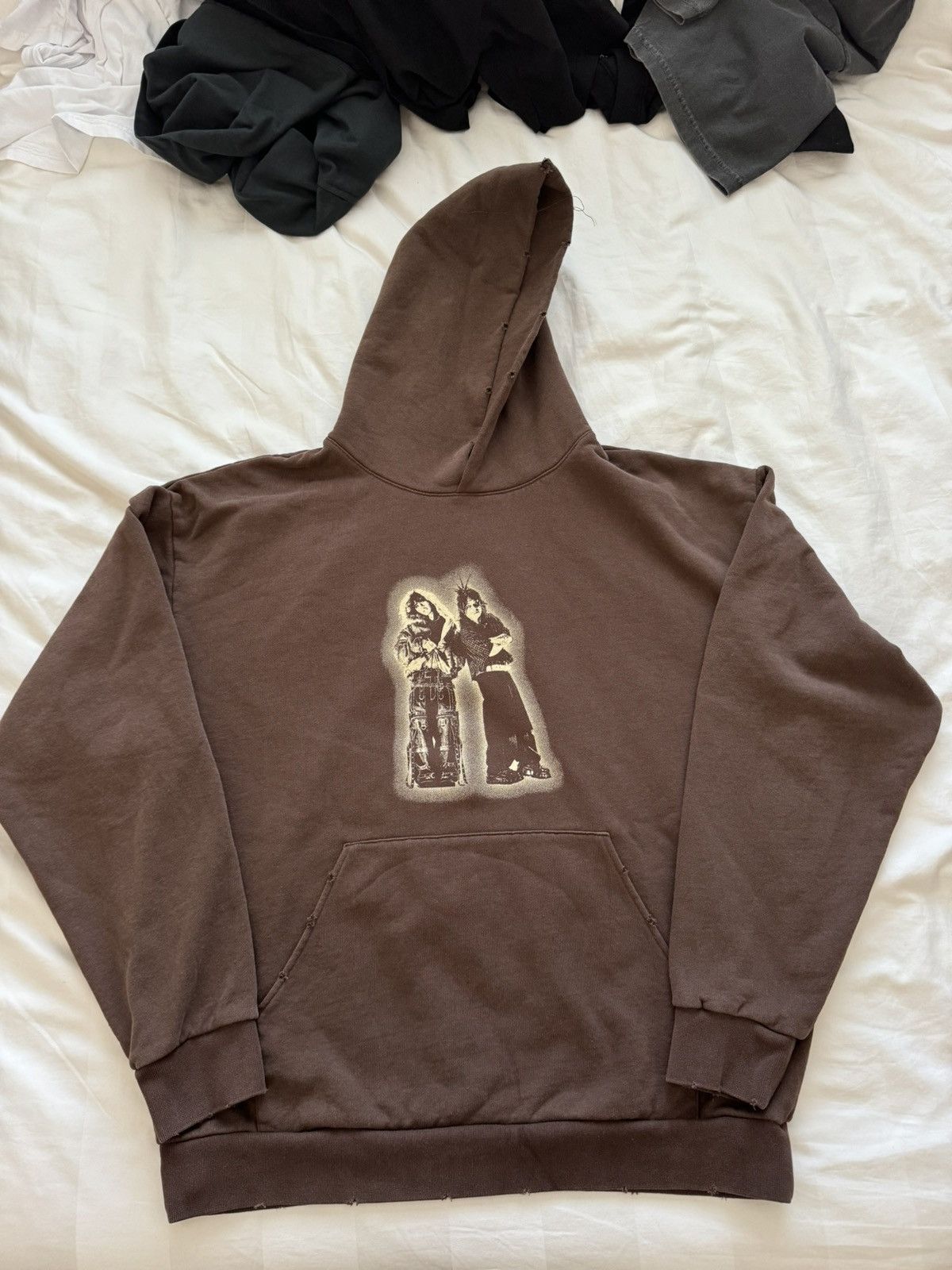 Band Tees ISOKNOCK - Exclusive Hoodie Brown - knock2 isoxo | Grailed