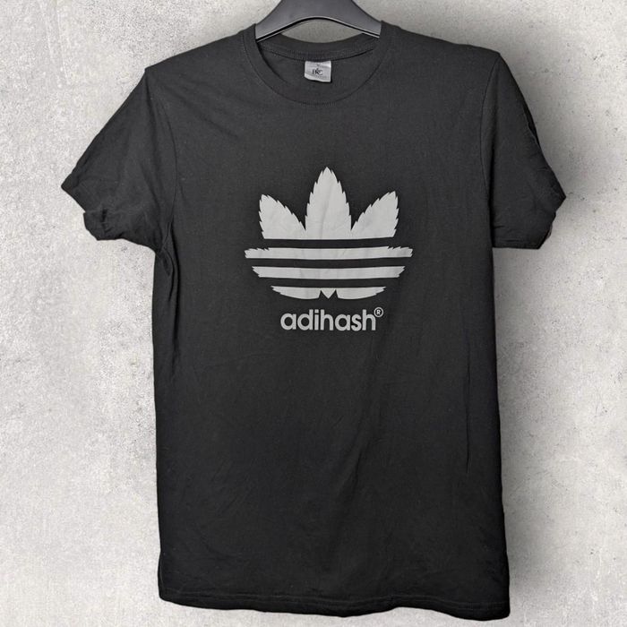 Adidas Adihash parody Adidas Stoner Mj Marihuana Smoke | Grailed