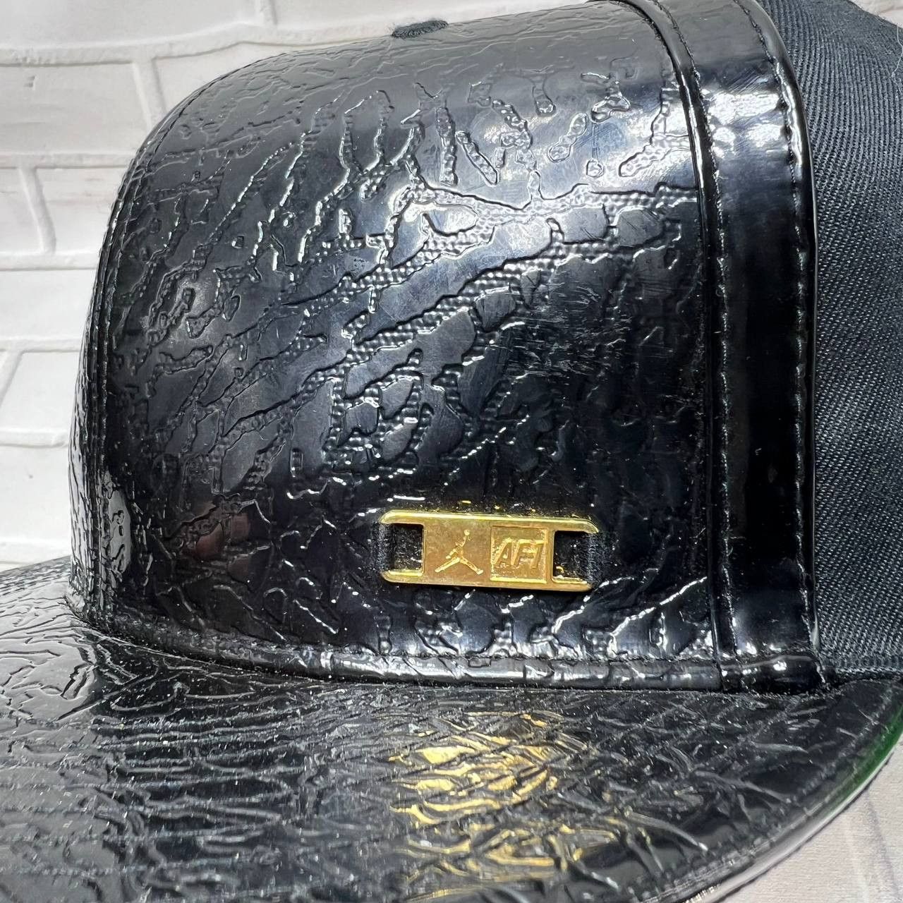 Jordan Brand Jordan AF1 Fusion Cement Elephant 7 3/4 Hat Fitted Cap Men ...