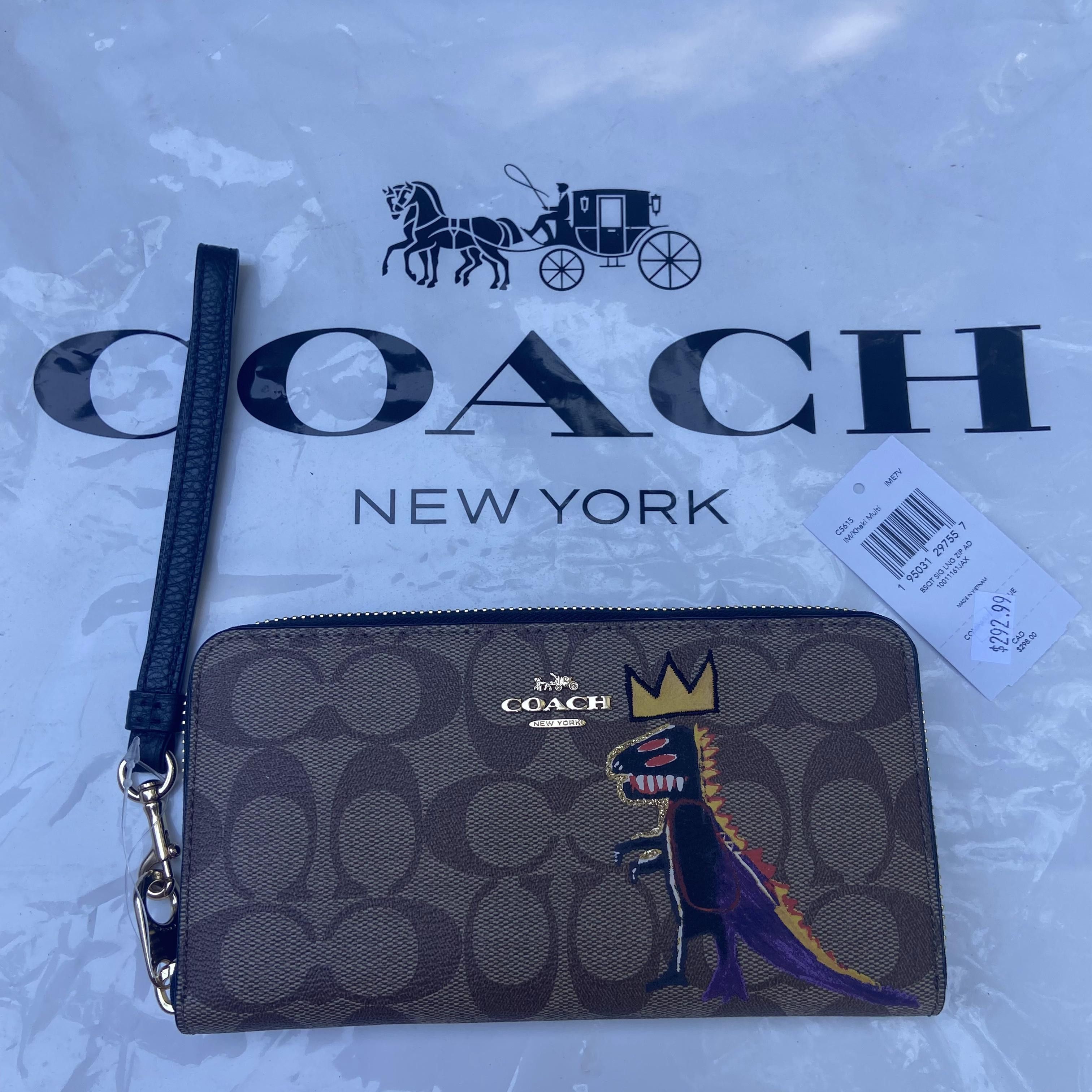 Coach × Jean Michel Basquiat Coach X Jean Michel Basquiat Long Zip ...