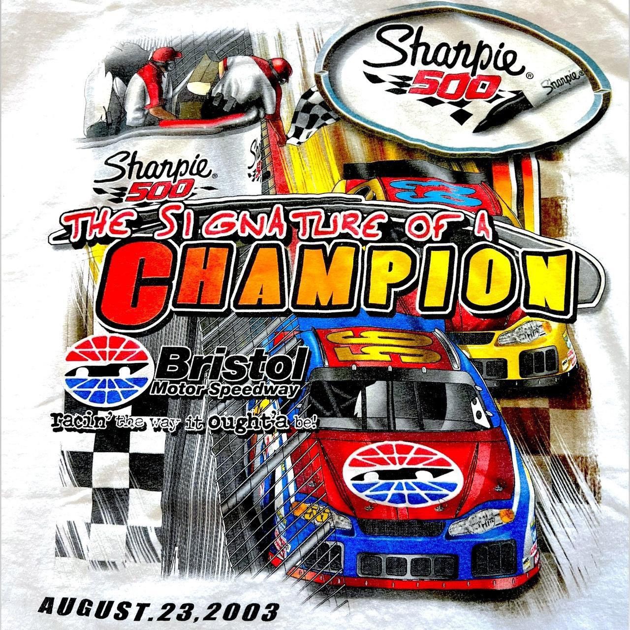 NASCAR × Streetwear × Vintage Rare Y2K NASCAR x Sharpie Tee | Grailed