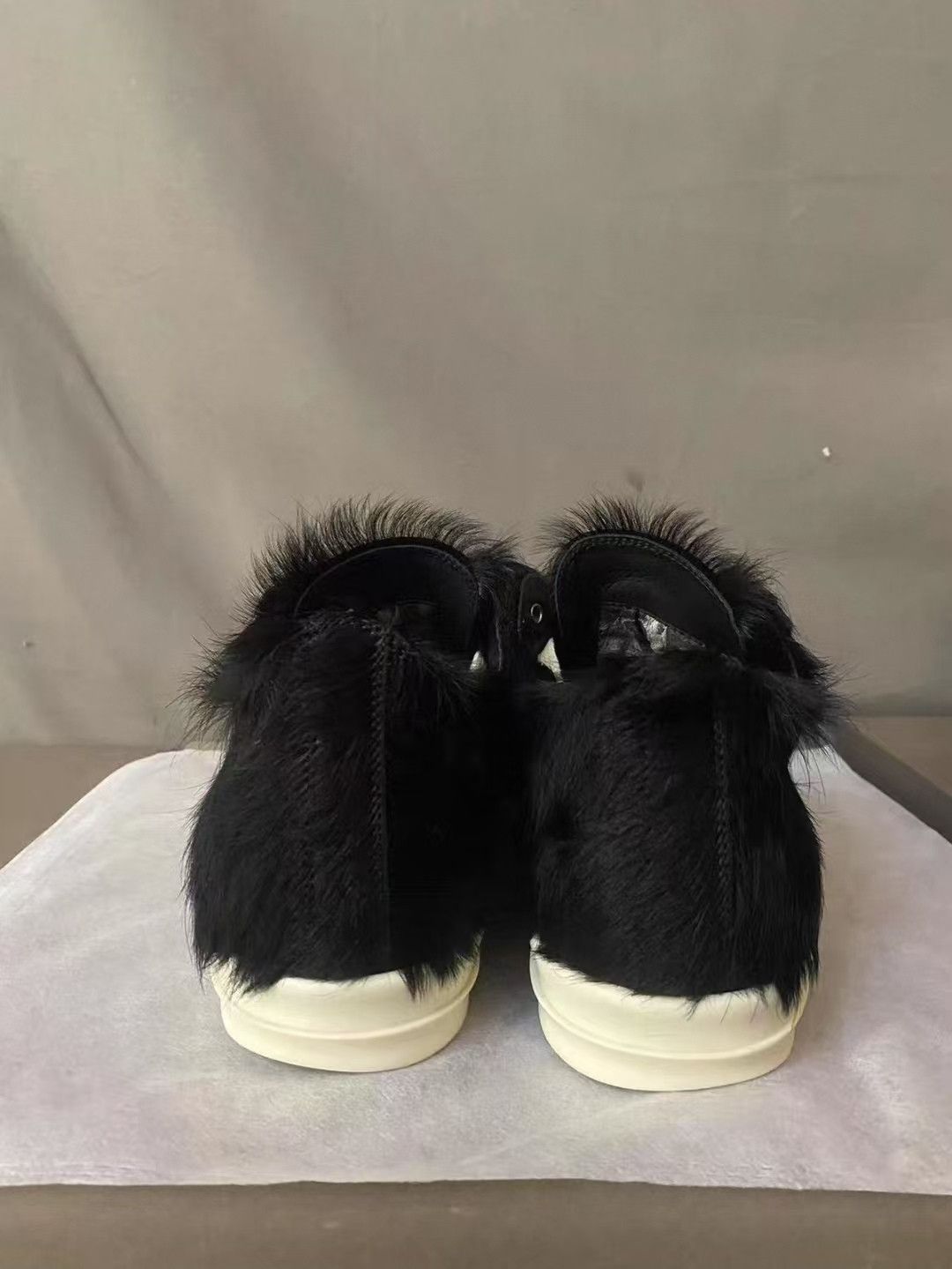 Rick Owens rick owens low-top fur sneakers size 40-yw | Grailed