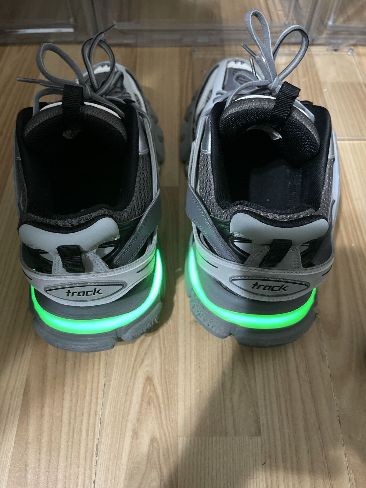 Balenciaga balenciaga led track gray | Grailed