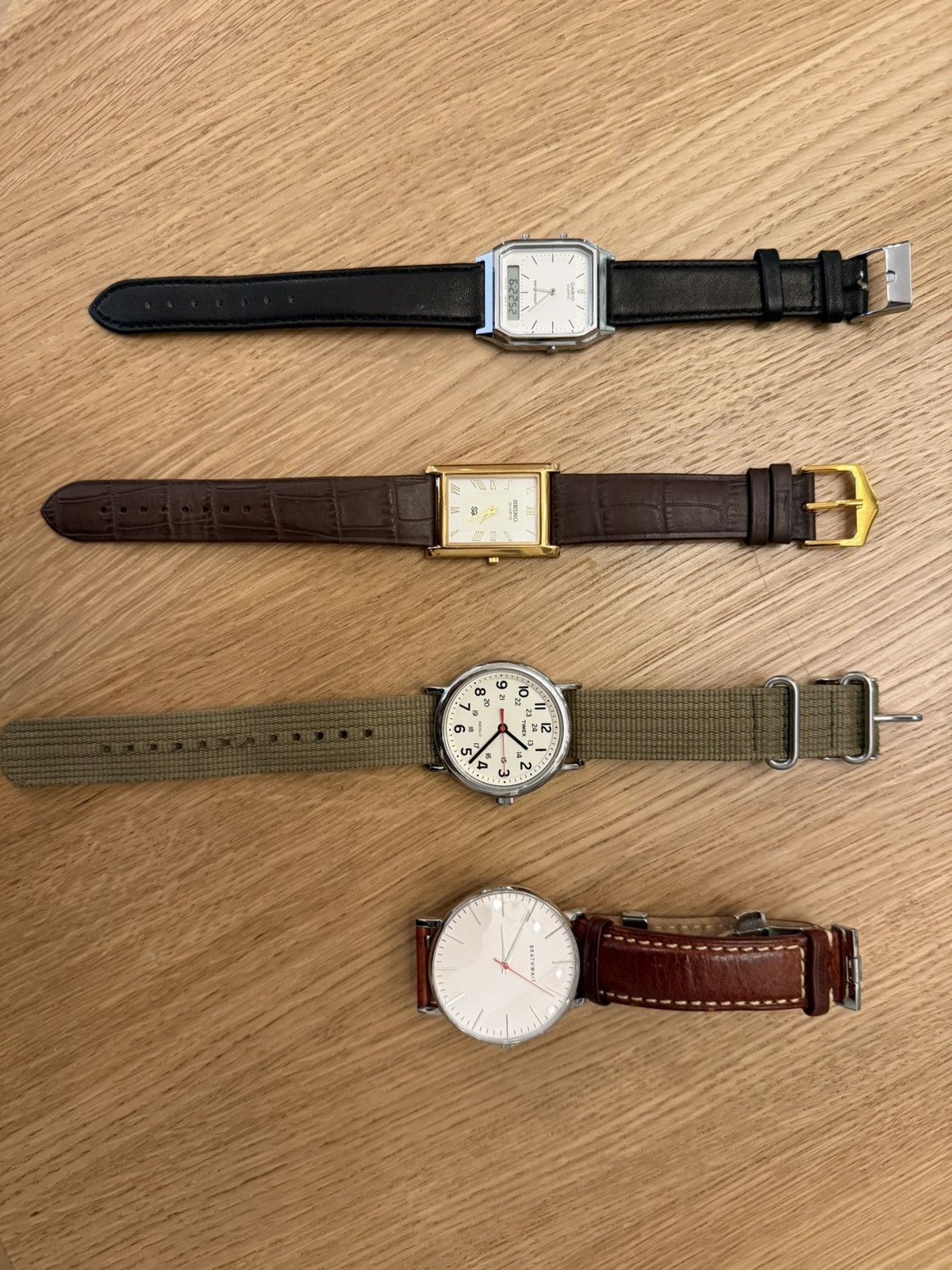 Casio × Seiko × Timex Affordable men’s watch bundle - Timex, Casio ...