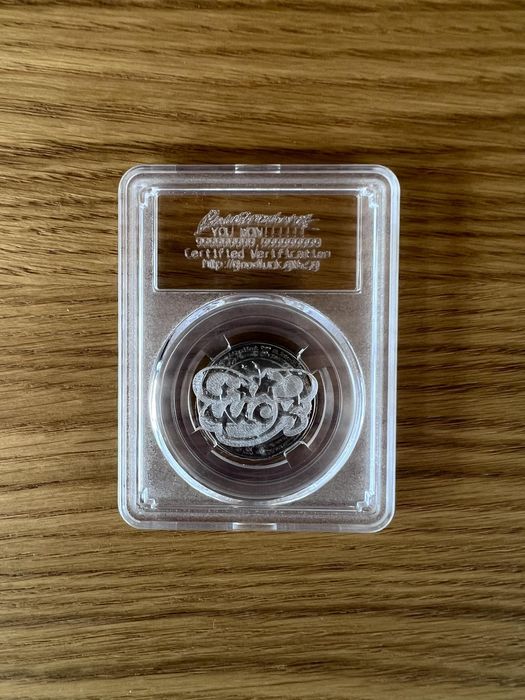 Sad Boys Bladee + Mechatok GOOD LUCK COIN w/ SCRATCH TICKET | Grailed