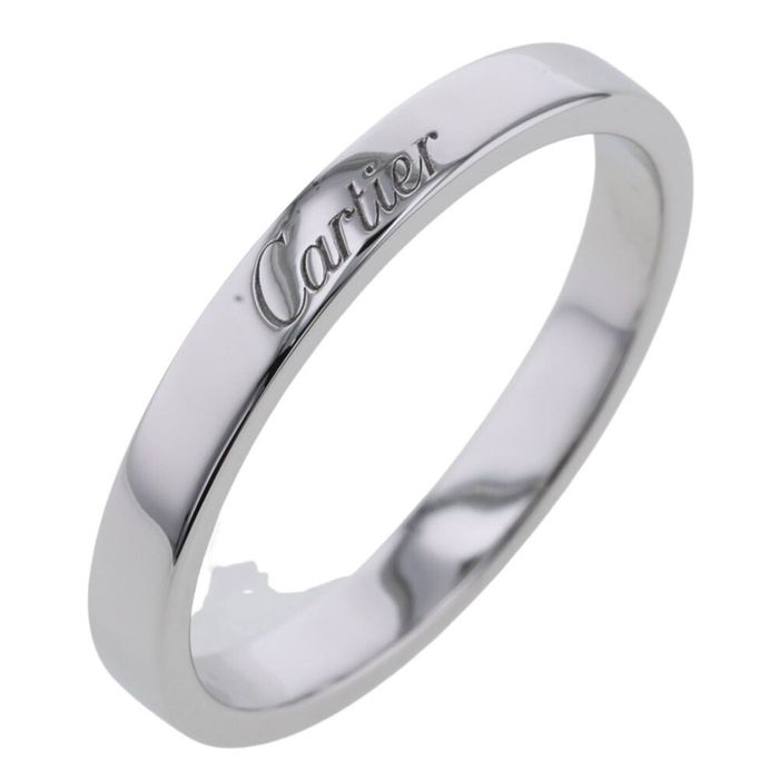 Cartier Cartier Ring Engraved Wedding Platinum PT950 No. 21 Men's ...