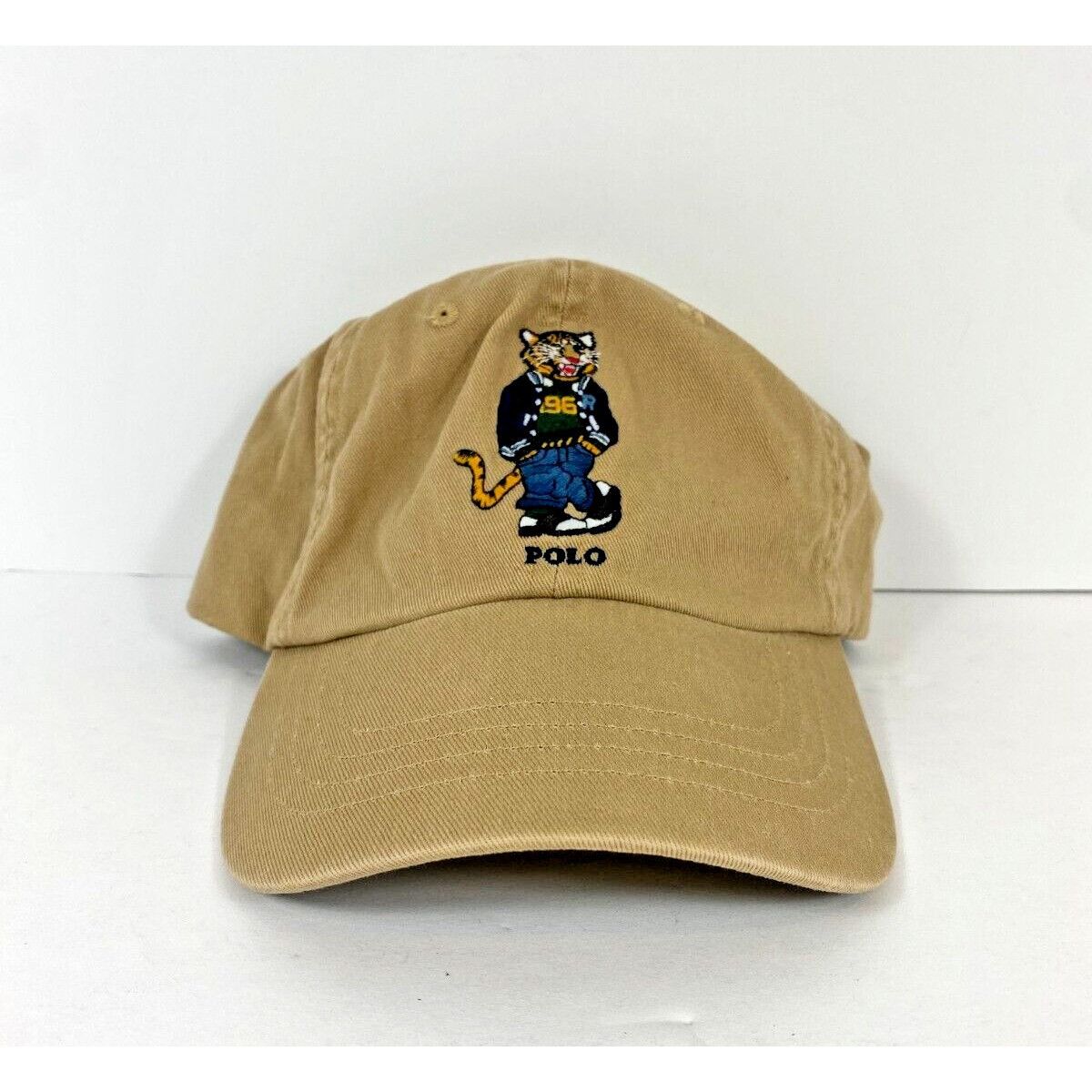 Polo Ralph Lauren Polo Ralph Lauren Varsity Tiger Mascot Khaki Cap Hat ...