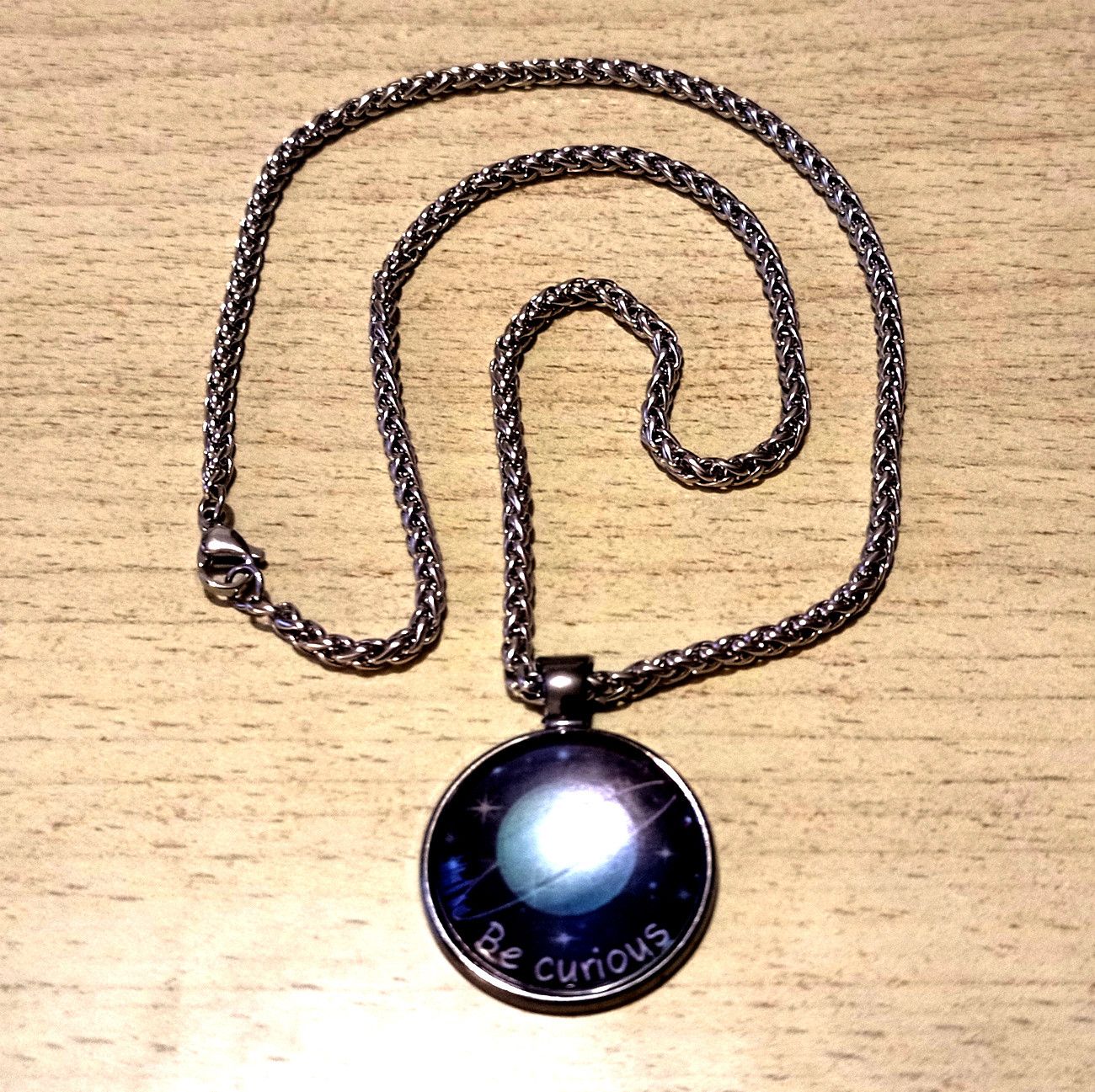 Vintage Punk Shine Planet Uranus Stainless Steel Necklace Unique | Grailed