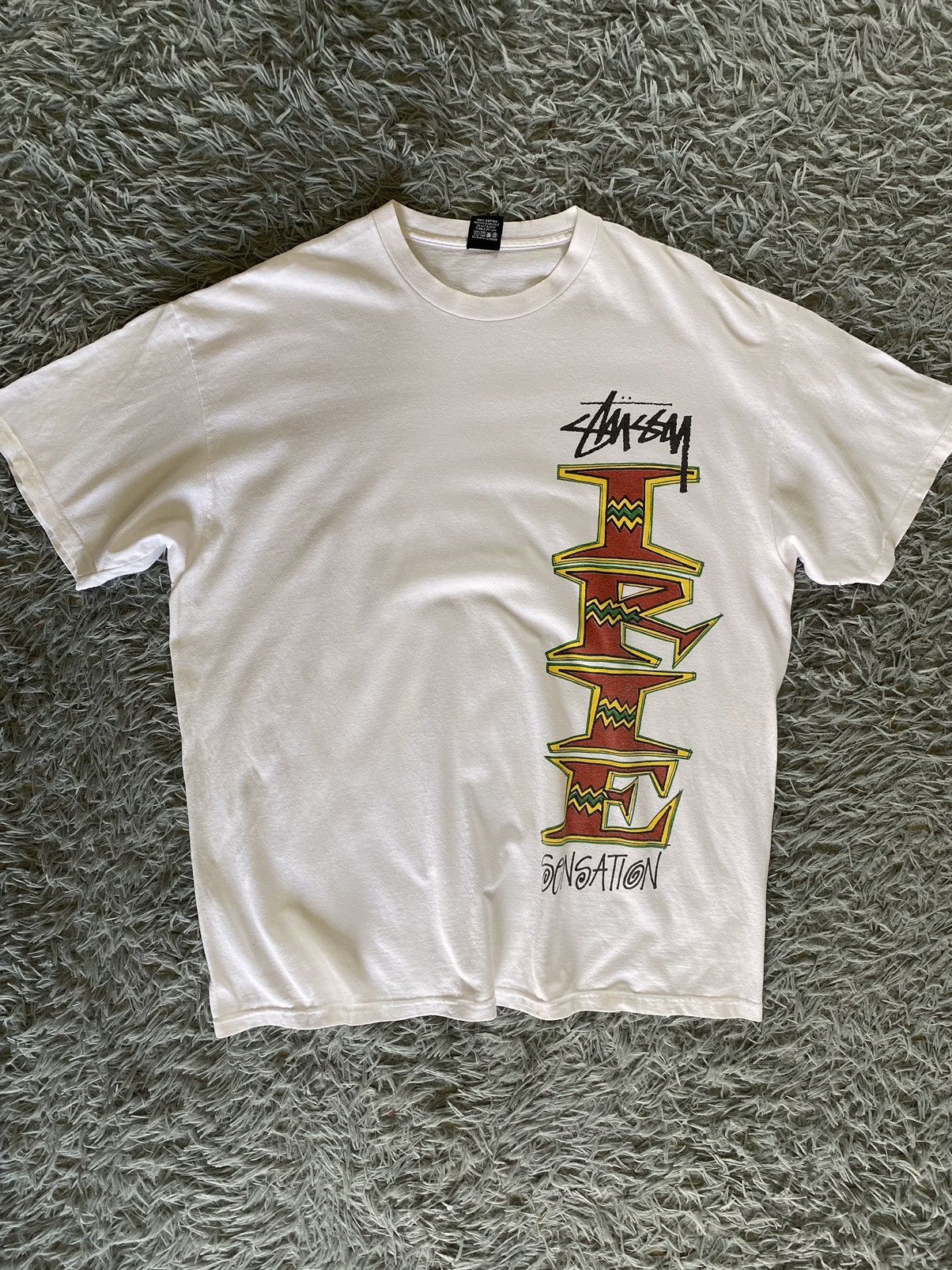 Streetwear × Stussy × Vintage Stussy Rasta Irie Vintage Tee | Grailed