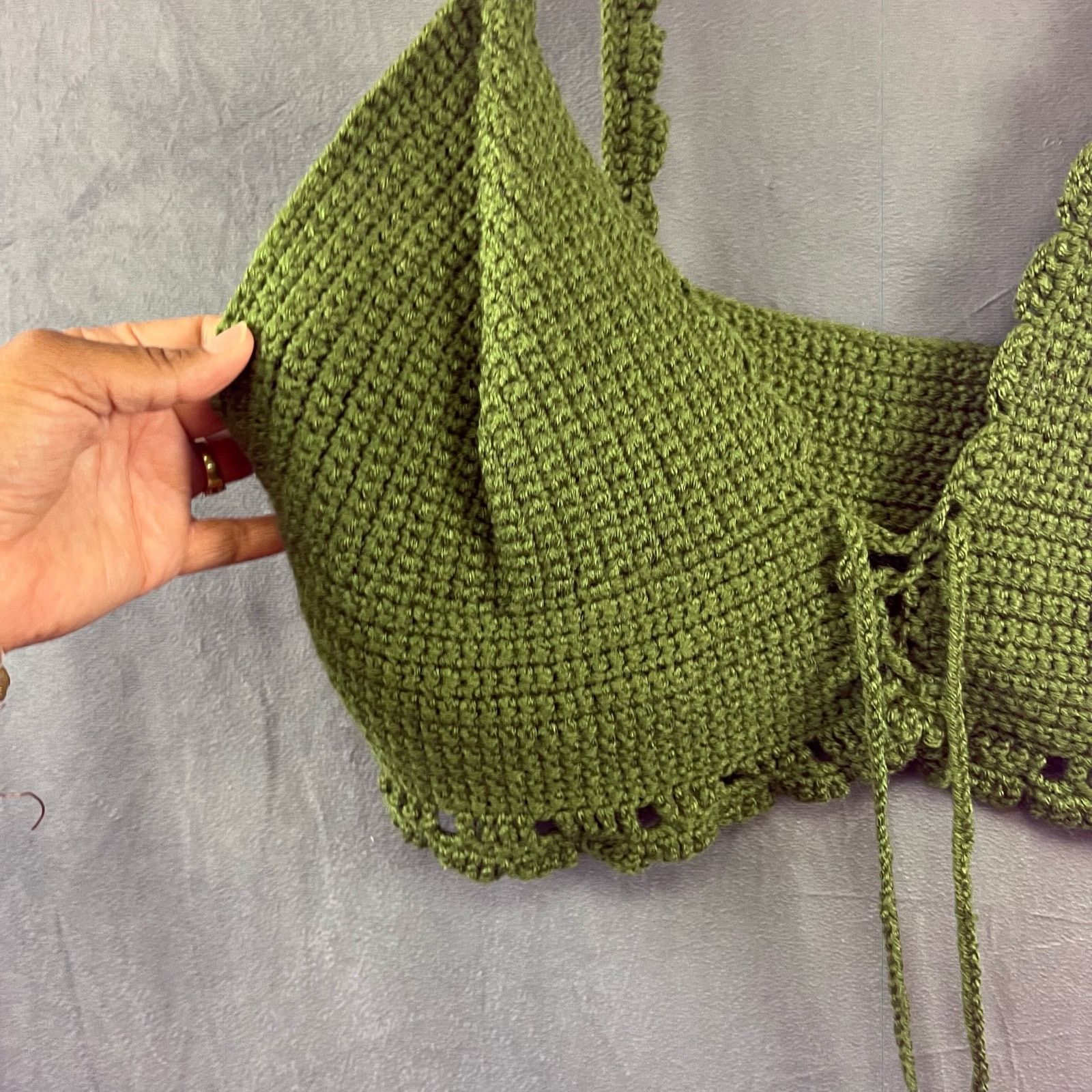 Handmade Handmade Crocheted Bralette Big Boobie Cleavage Plus Size ...
