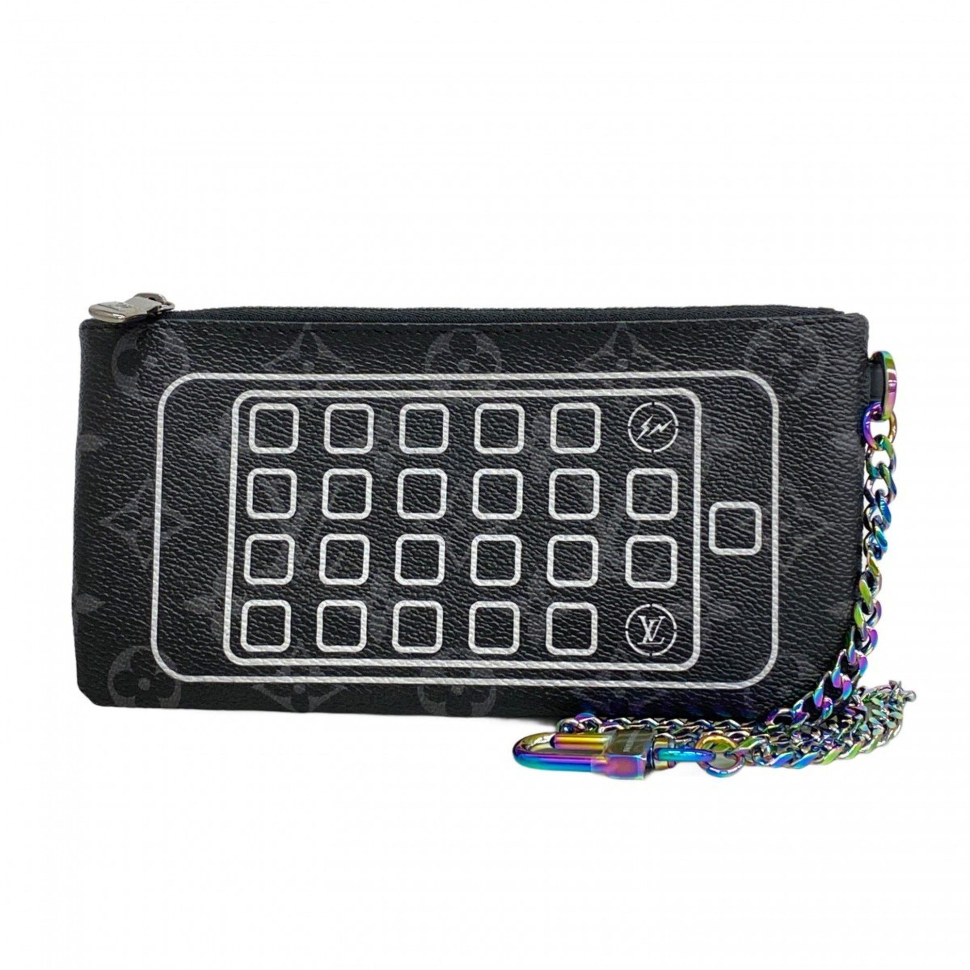 Louis Vuitton Louis Vuitton Pouch Monogram Eclipse Flash M64433 Black ...