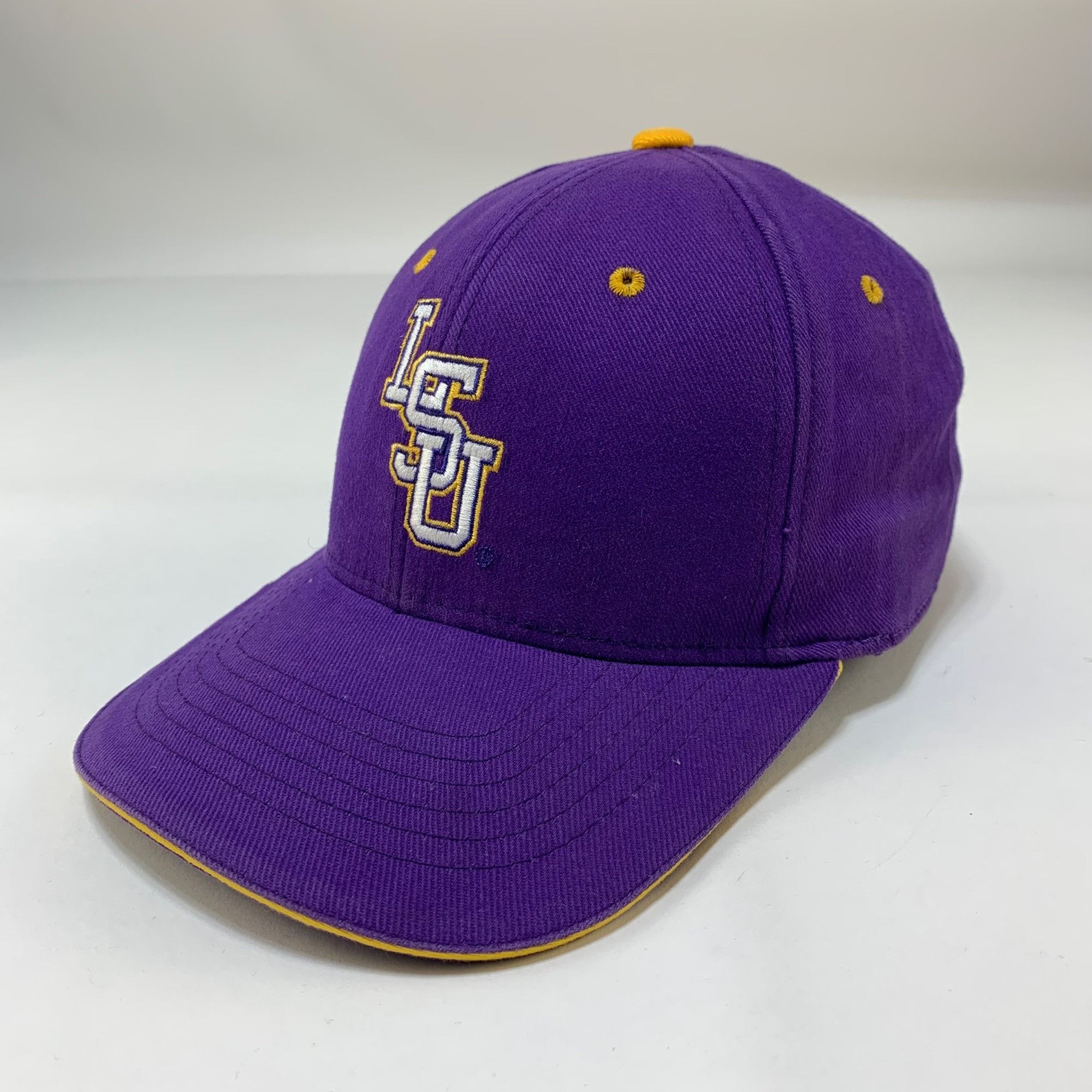 Starter LSU Tigers NCAA Vintage Purple Starter Stretch Fitted Hat | Grailed