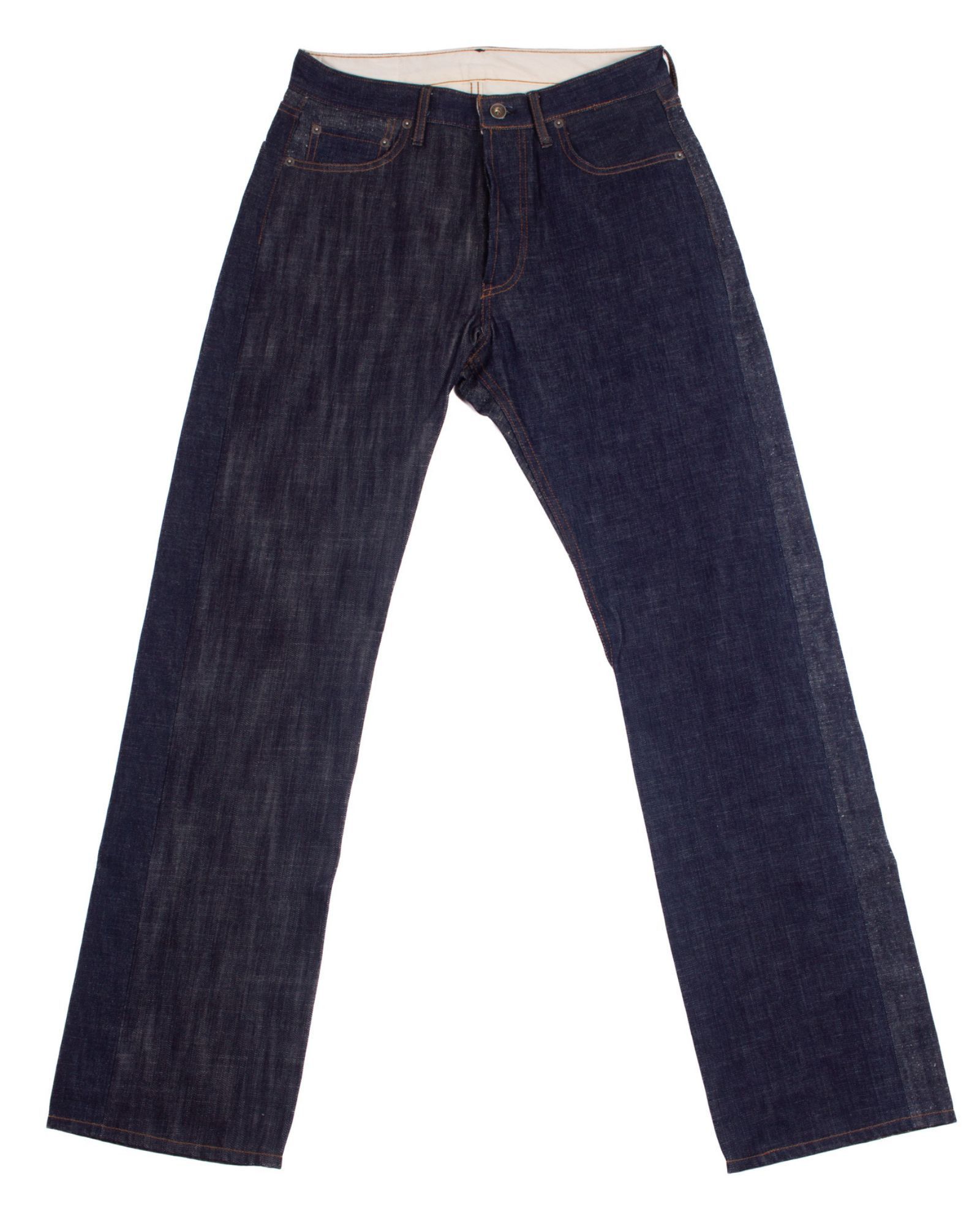 Engineered Garments ENGINEERED GARMENTS MULTI DENIM PATCH PANEL JEANS ...