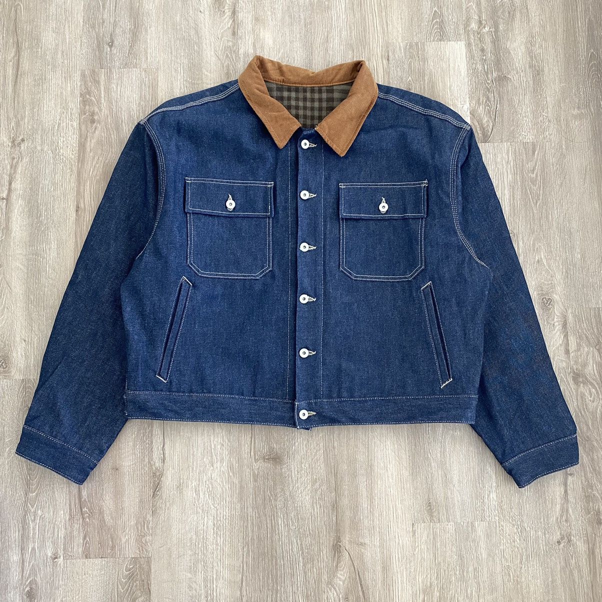 Yeezy Sample Yeezy Season 6 Raw Denim Jacket | Grailed