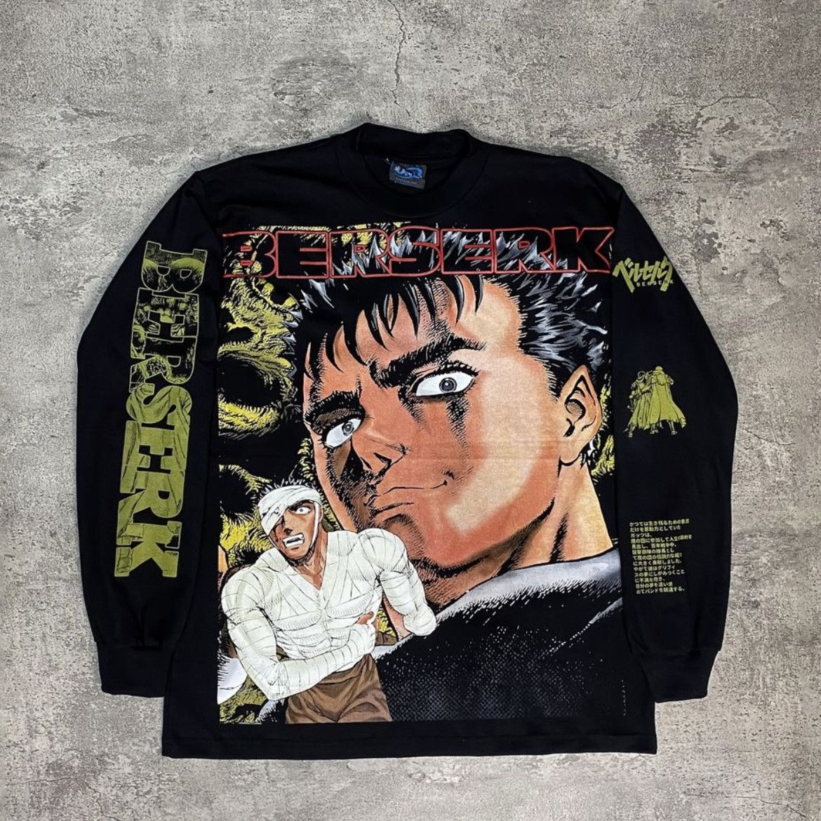 Vintage GUTS BERSERK FEMTO MANGA LONGSLEEVE T SHIRT XL | Grailed