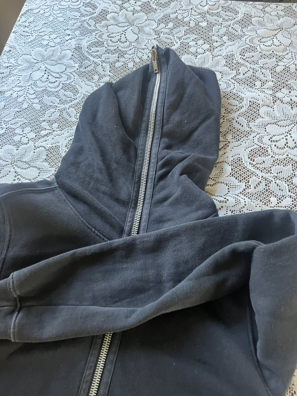 Rick Owens rick owens gimp hoodie zip | Grailed