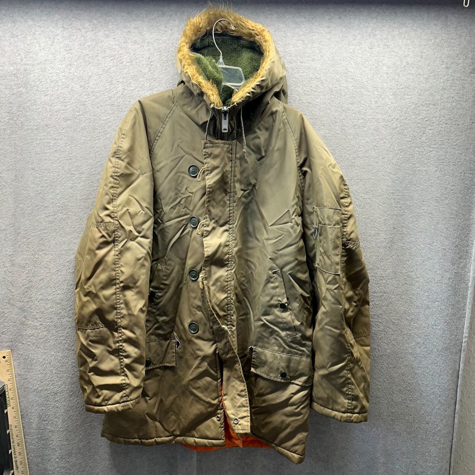 Vintage Vintage JC Penney Jacket Mens Large Brown Parka Anorak Snorkel Fur Zip Mens 70s | Grailed