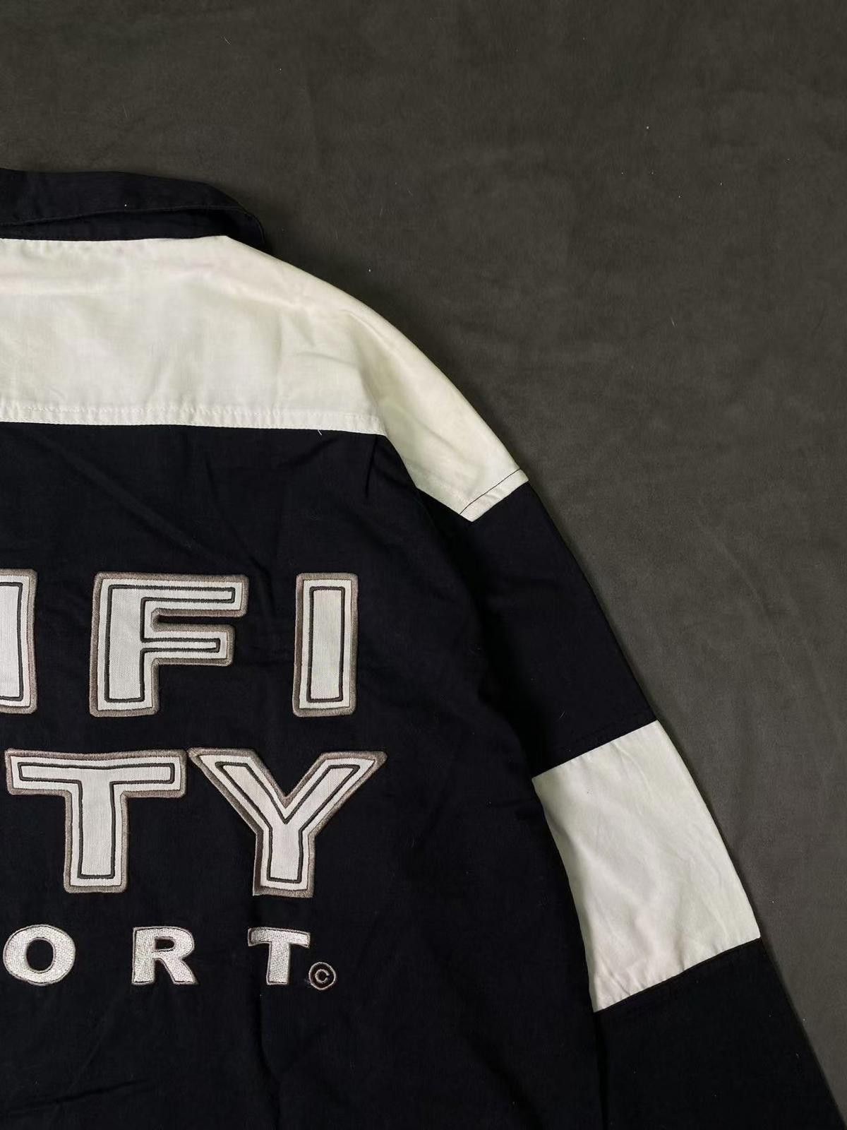 Japanese Brand Rare Vintage Infinity Sports Racing Patchwork Zip-up ...