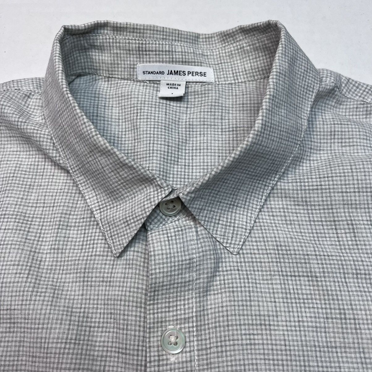 James Perse James Perse Standard Lightweight Shirt In Mini Check | Grailed
