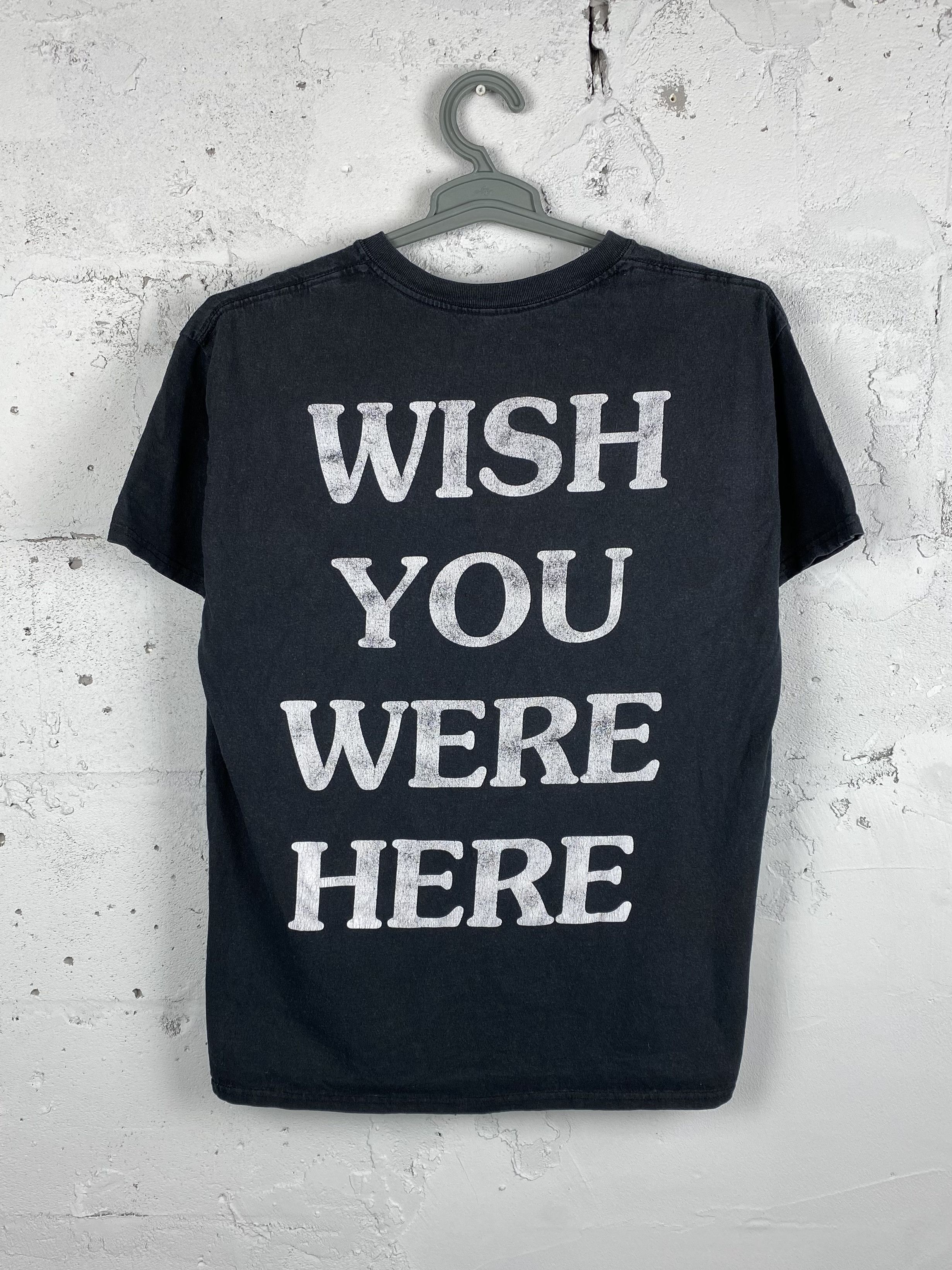 Travis Scott Travis Scott ASTROWORLD “Wish You Were Here” Faded T-shirt ...