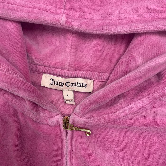 Juicy Couture Y2K Juicy Couture Pink Track Top | Grailed