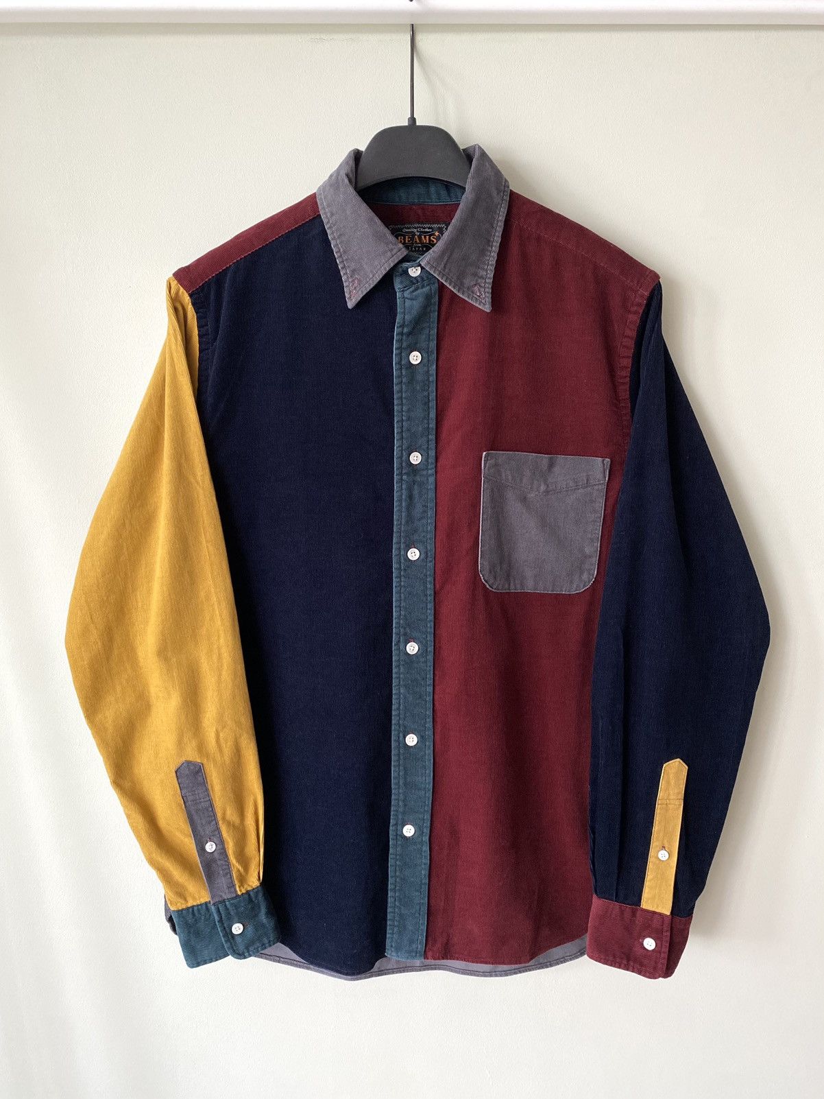 Beams Plus Beams Plus Corduroy Panel ls Shirt made in Japan | Grailed